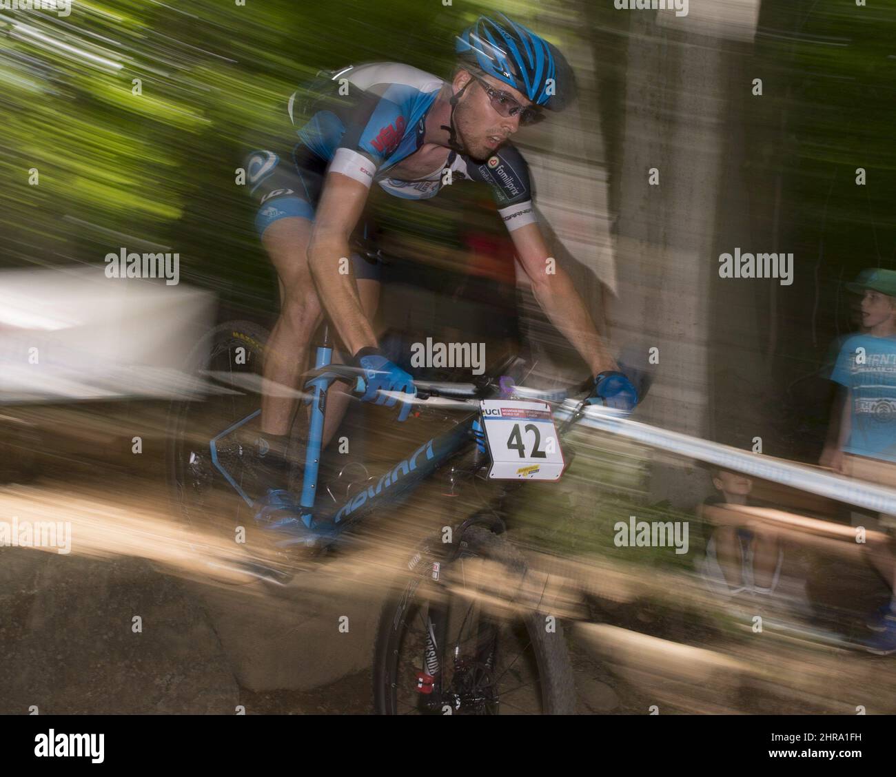 Leander Bouchard of Alma Que. races to a 38th place finish at the men's ...