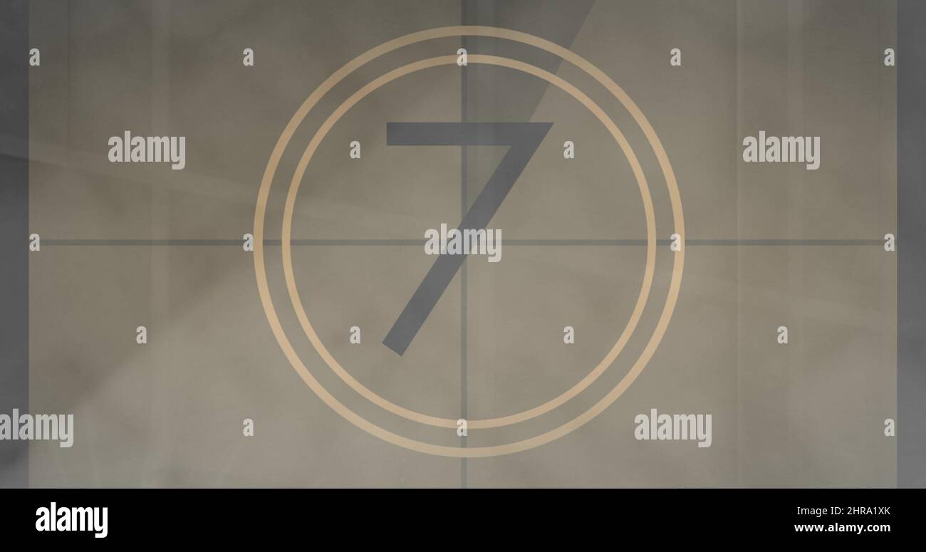 Image of changing numbers over grid Stock Photo - Alamy