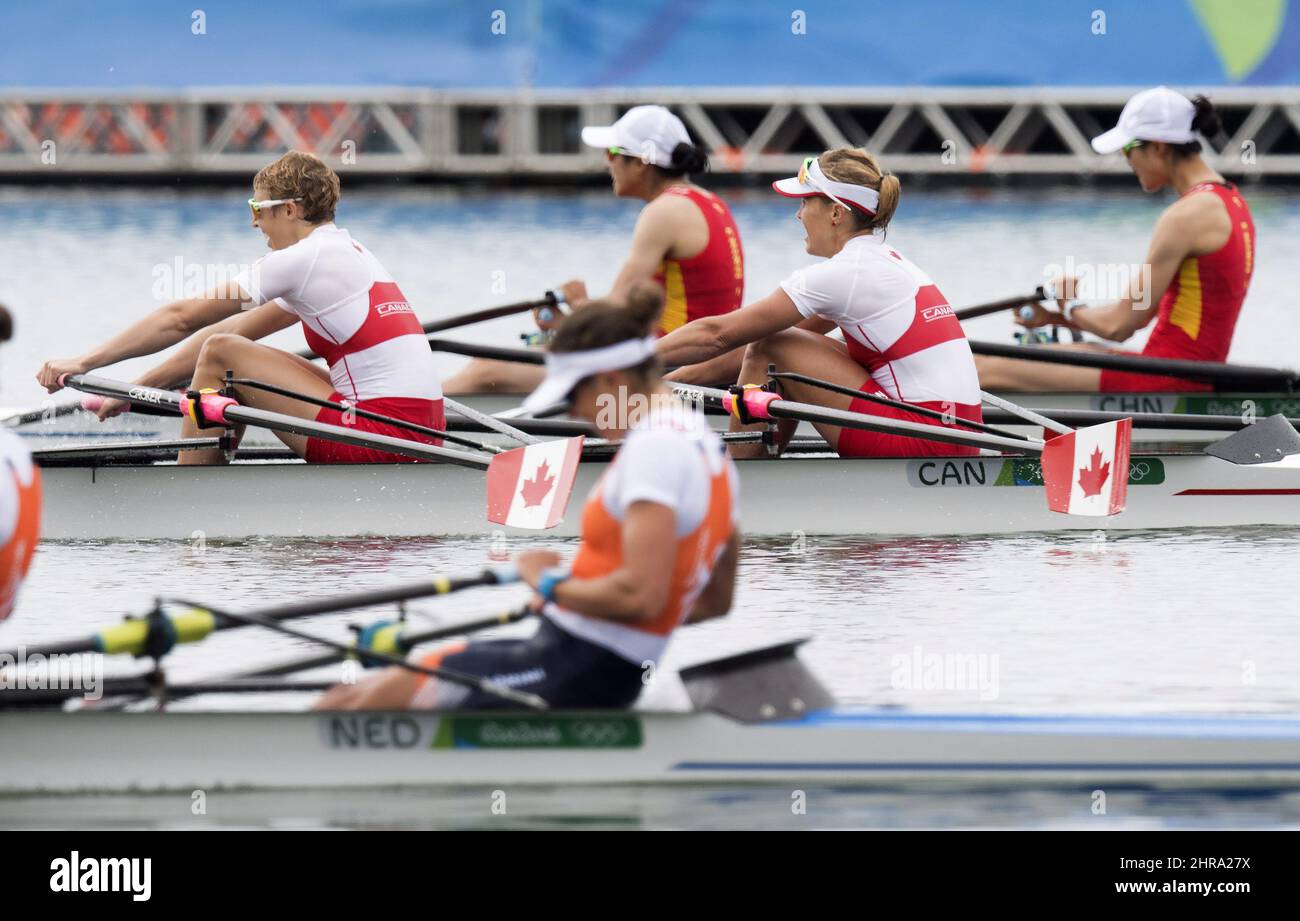 Canadian rowers Lindsay Jennerich and Patricia Obee, (left) take silver ...
