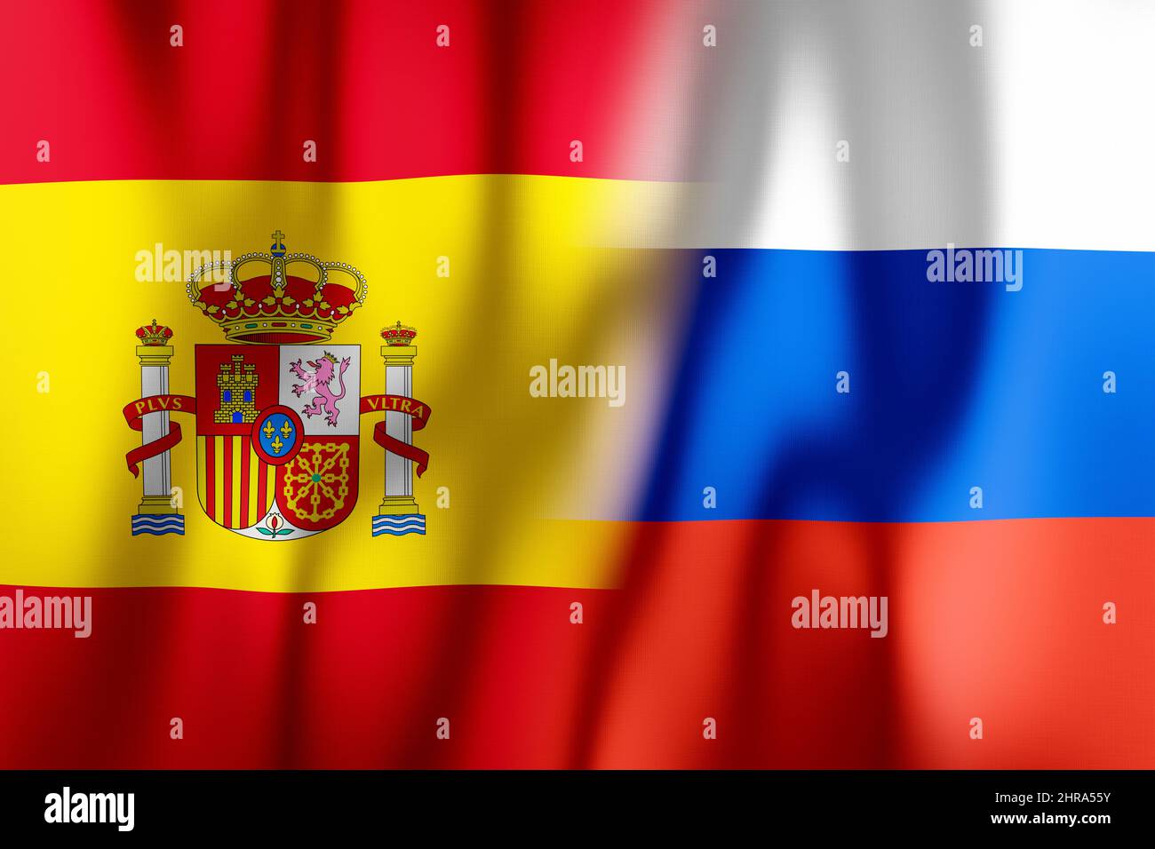 Russia and spain flags hi-res stock photography and images - Alamy