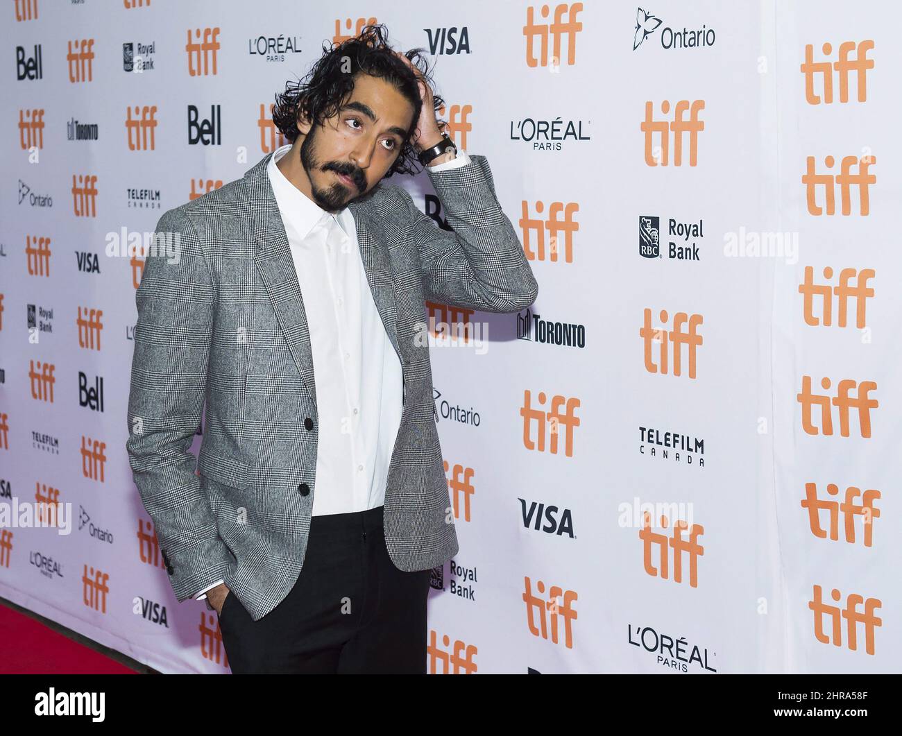 Actor Dev Patel arrives on the red carpet for the new movie "Lion ...