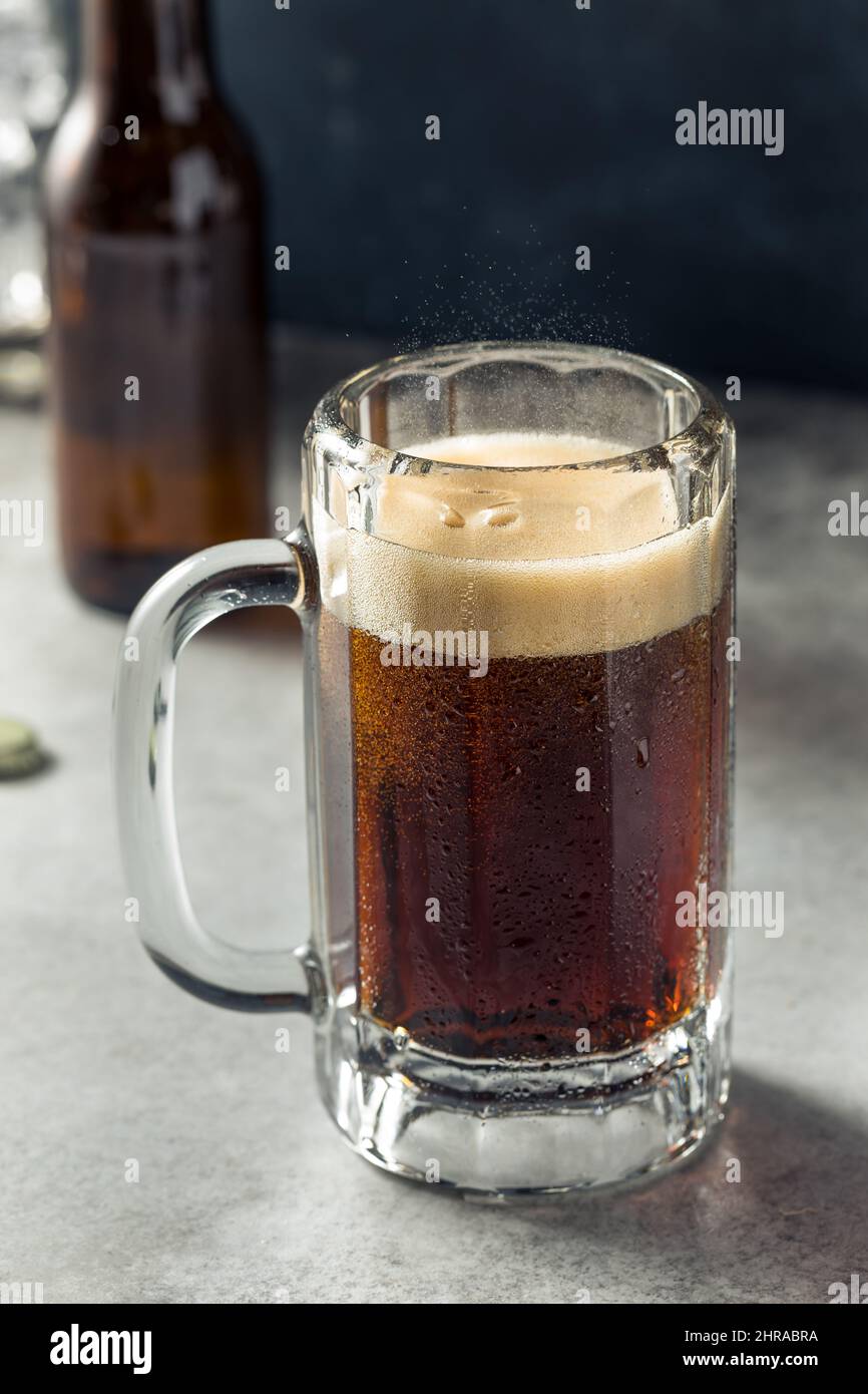 Cold Refreshing Root Beer Soda in a Glass Stock Photo - Alamy