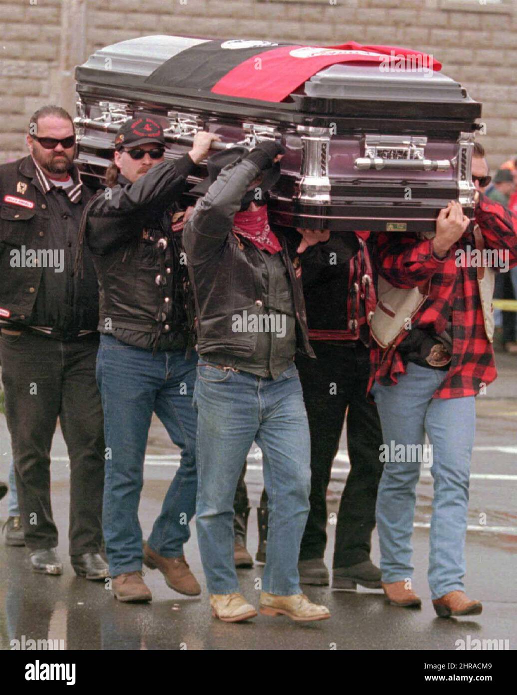 (MTL 104) SOREL, Que., Feb. 28--The casket bearing the remains of ...