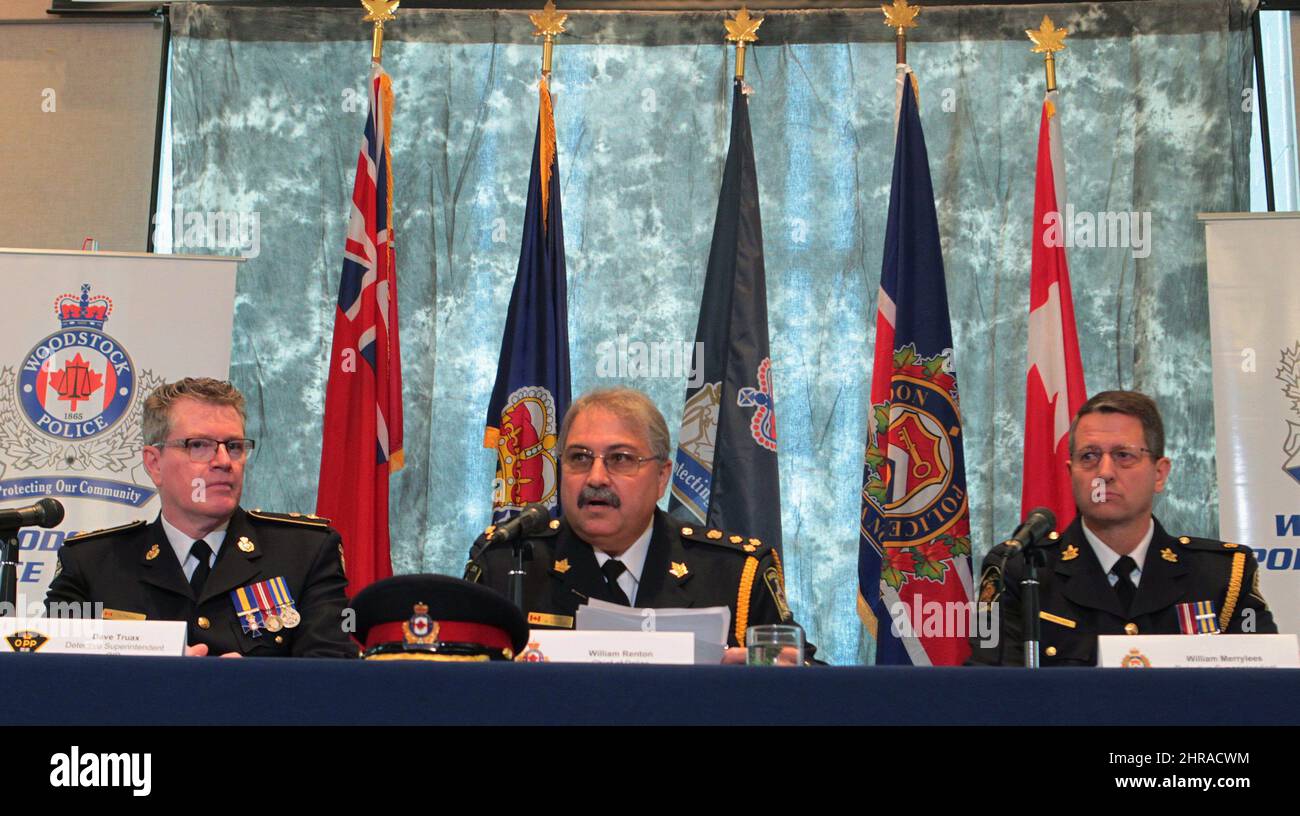 OPP Detective-Superintendent Dave Truax (left to right), Woodstock ...