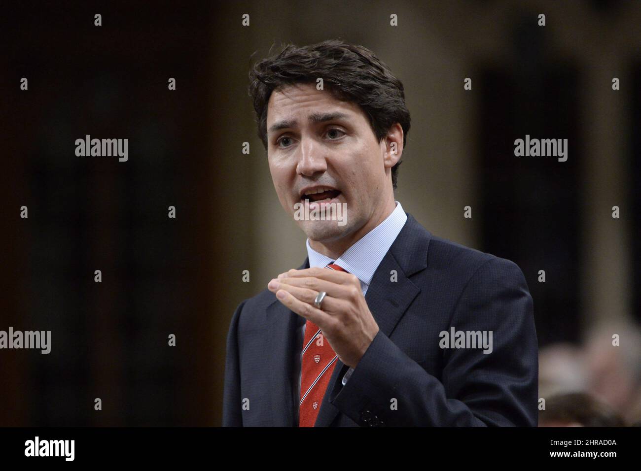 Prime Minister Justin Trudeau Answers A Question During Question Period