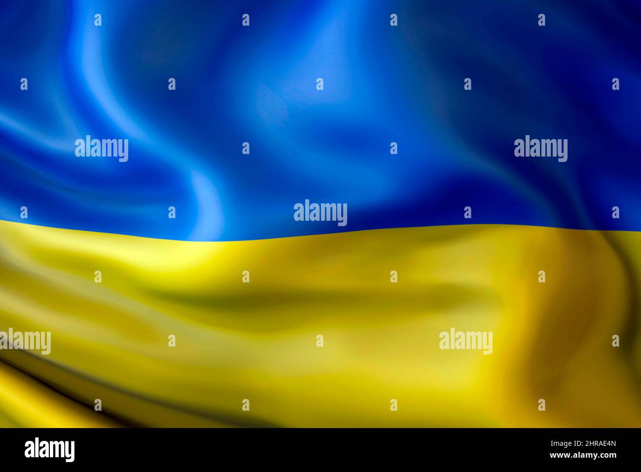 Ukraine waving flag hi-res stock photography and images - Alamy