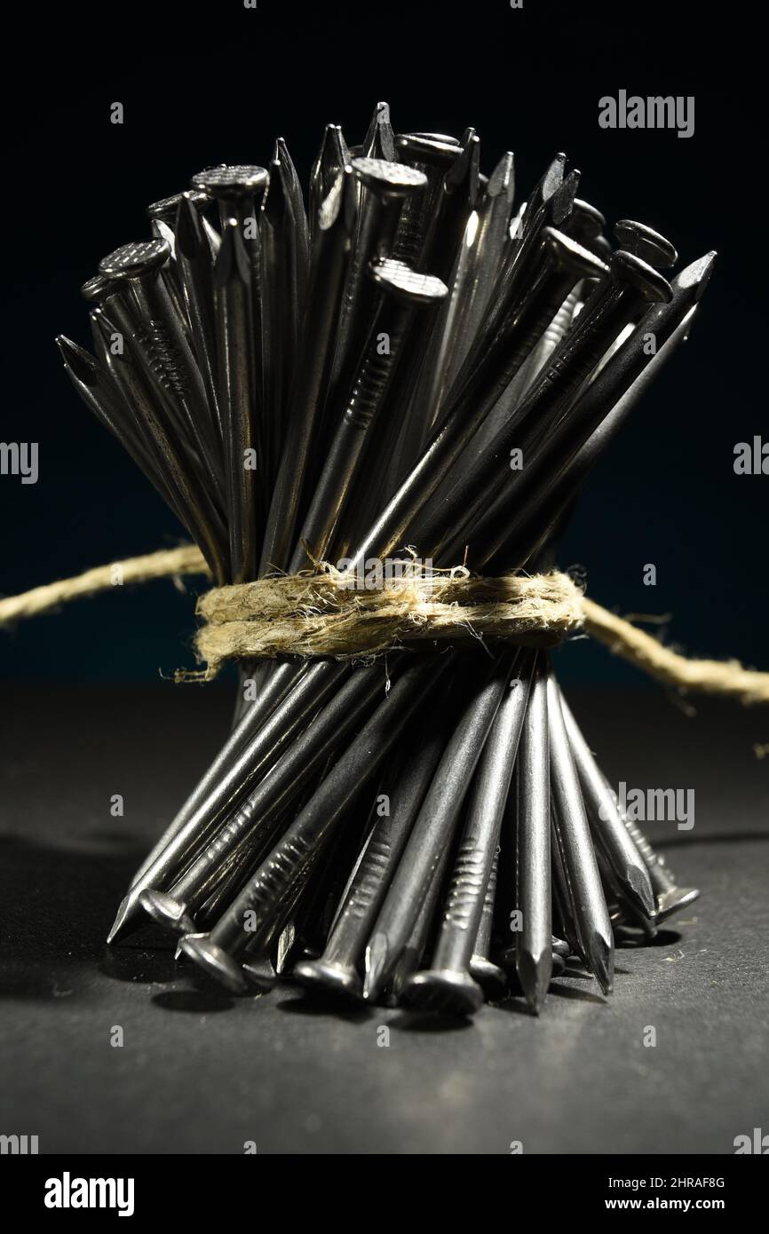 Still life of nails Stock Photo - Alamy