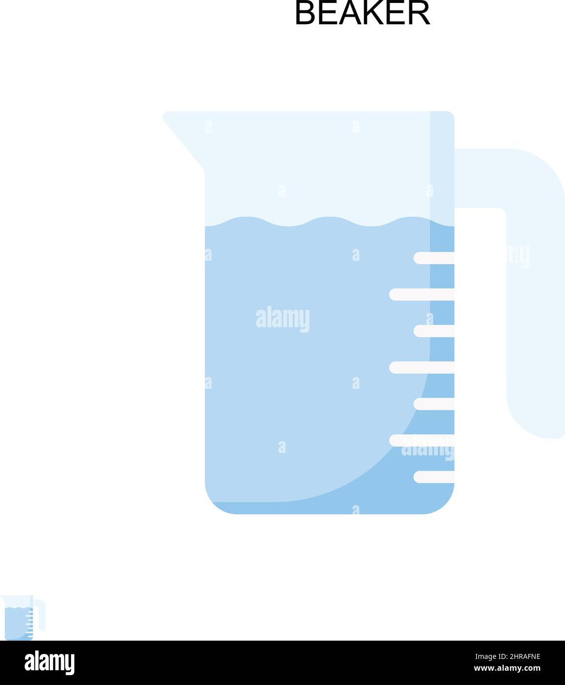 Glass water experiment Stock Vector Images - Alamy