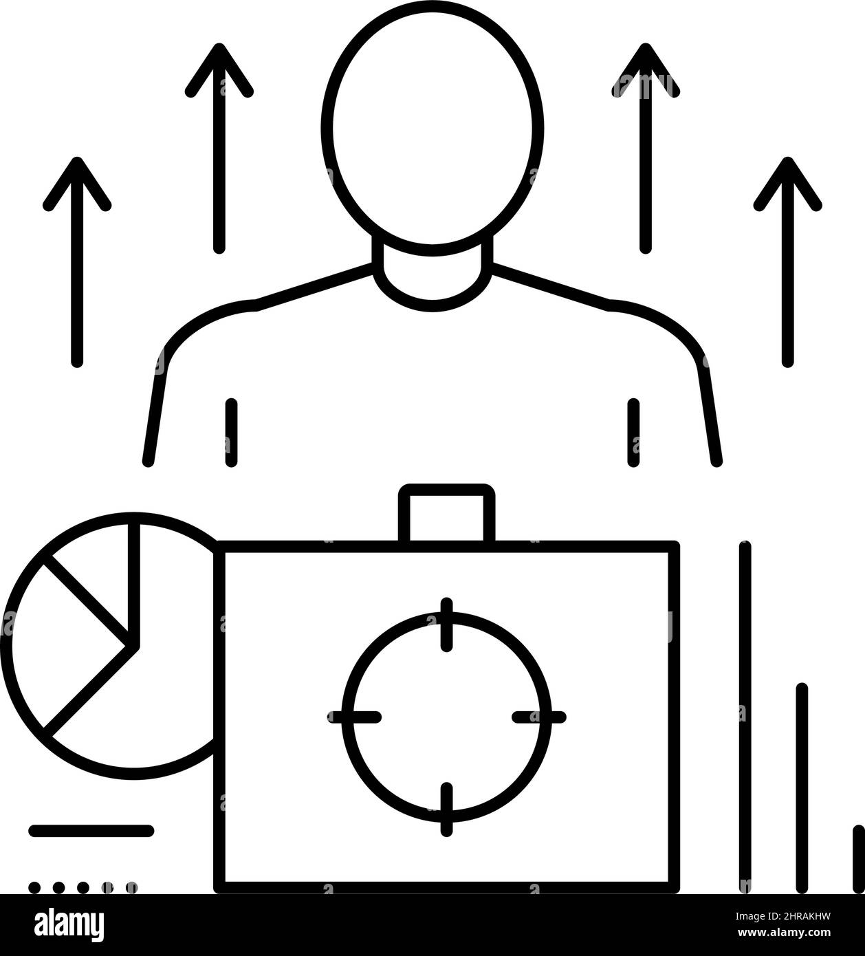 business expert line icon vector illustration Stock Vector Image & Art ...