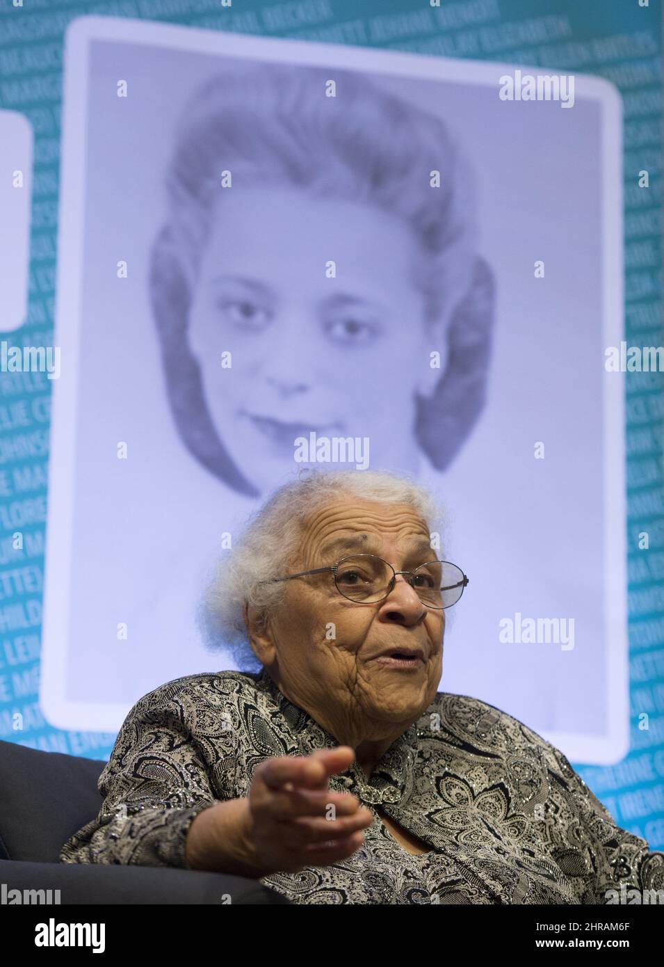 Wanda Robson speaks about her sister, Viola Desmond, during an ...
