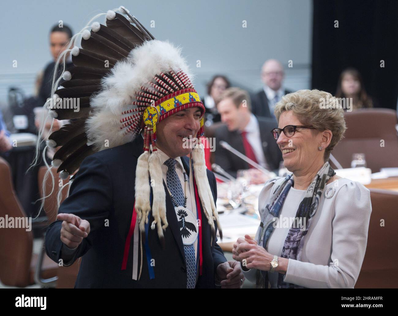 Assembly of First Nations Chief Perry Bellegarde speaks with Ontario ...