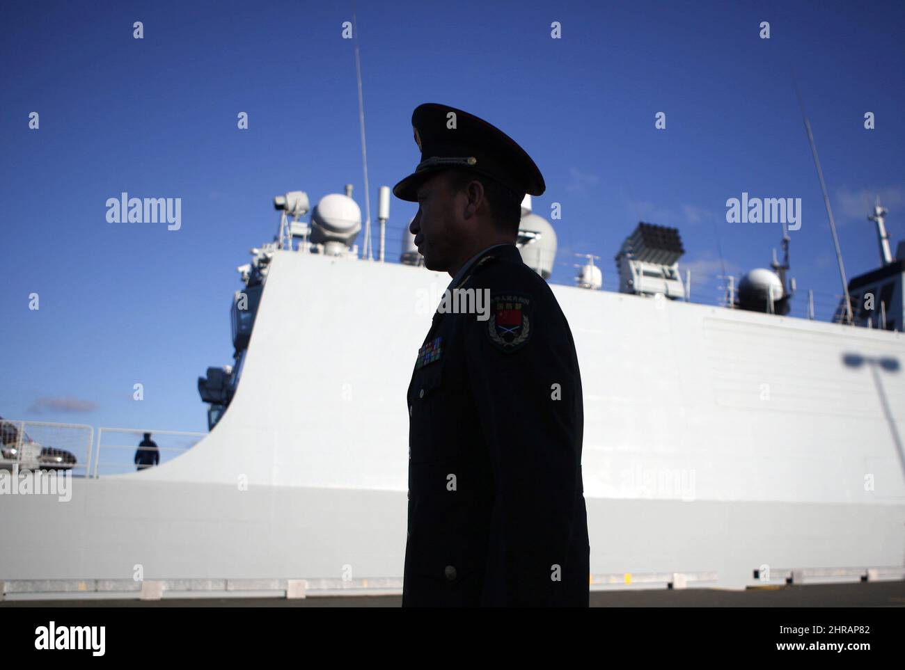 Chinese People's Liberation Army ships are welcomed by Royal Canadian ...