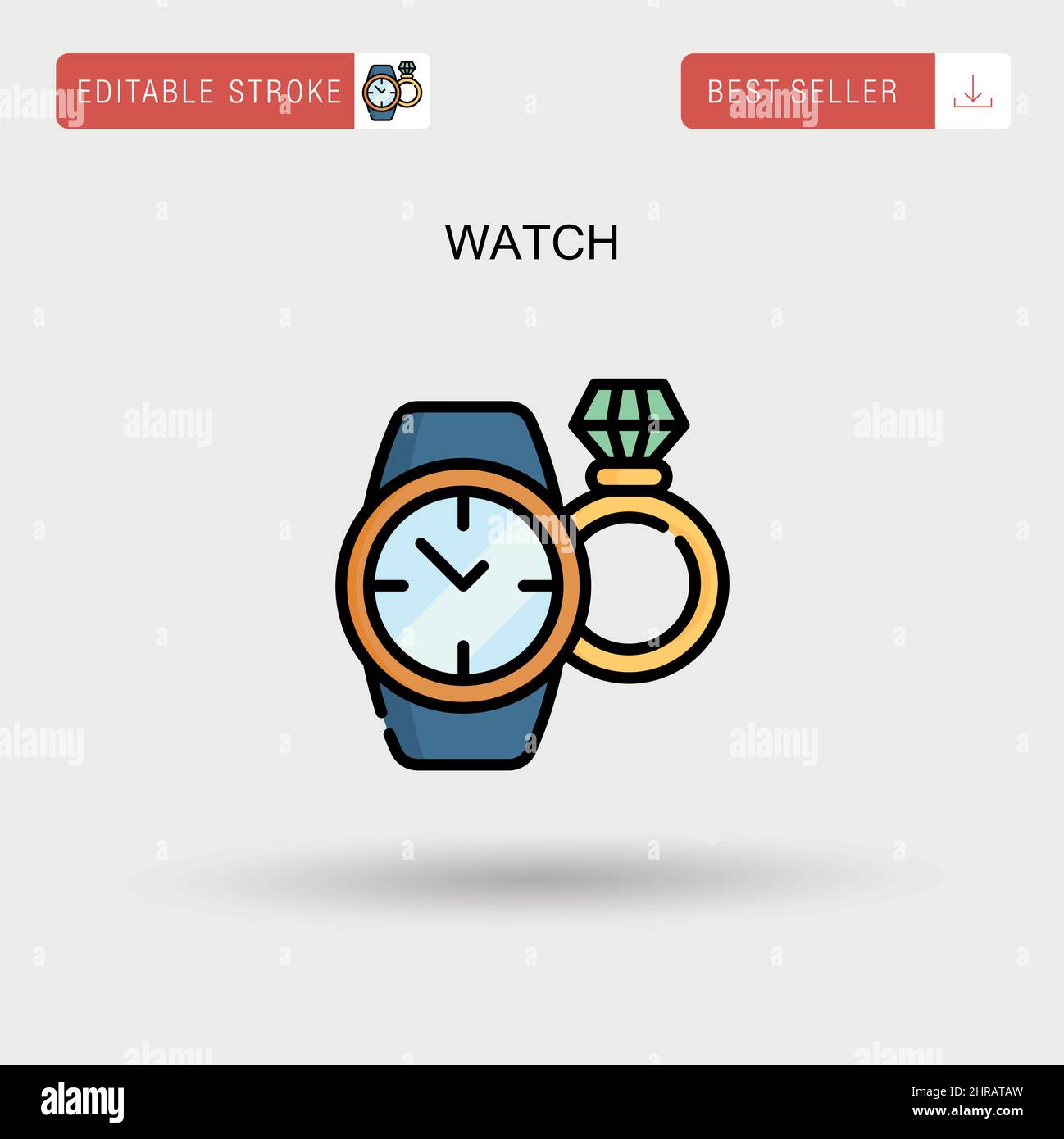 Silver wristwatch Stock Vector Images - Alamy