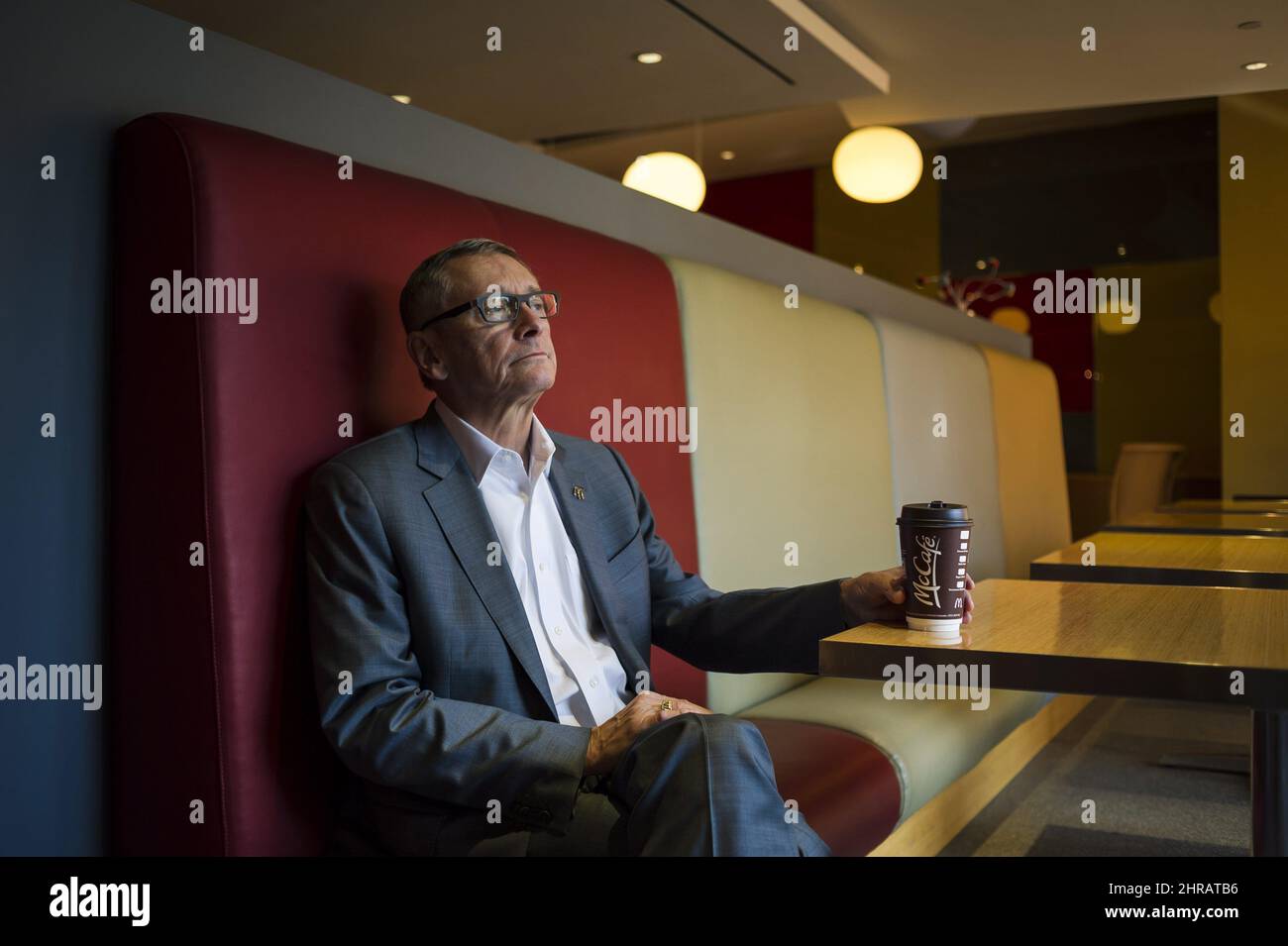 John Betts, CEO of McDonald's Canada, poses for a portrait in McDonald ...
