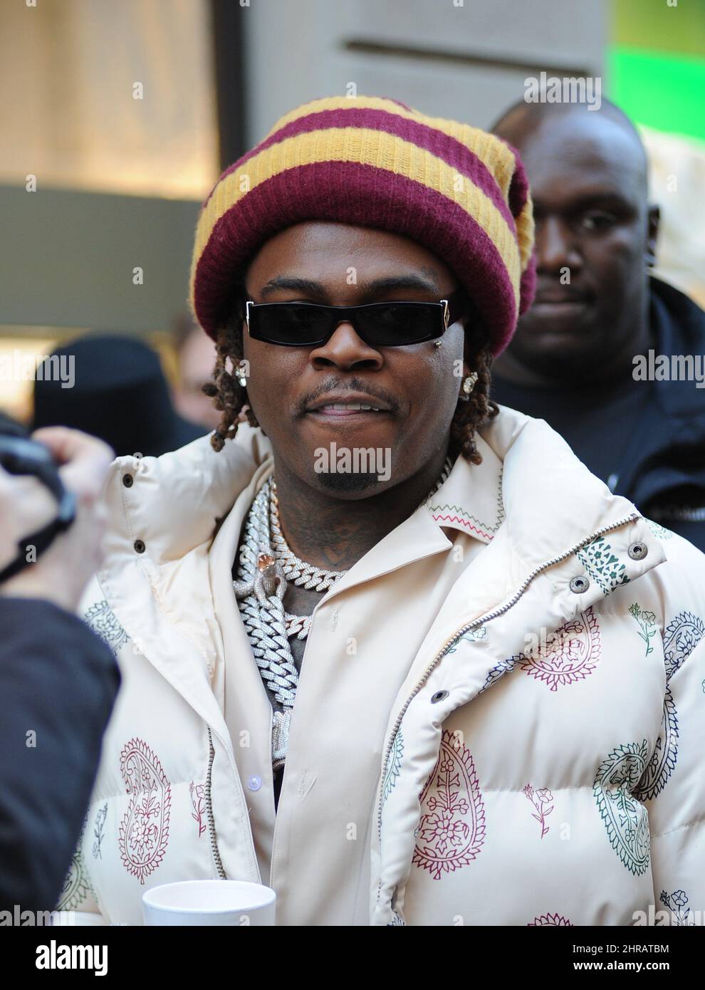 Milan, Italy. 25th Feb, 2022. Milan, 25-02-2022 GUNNA, pseudonym of ...