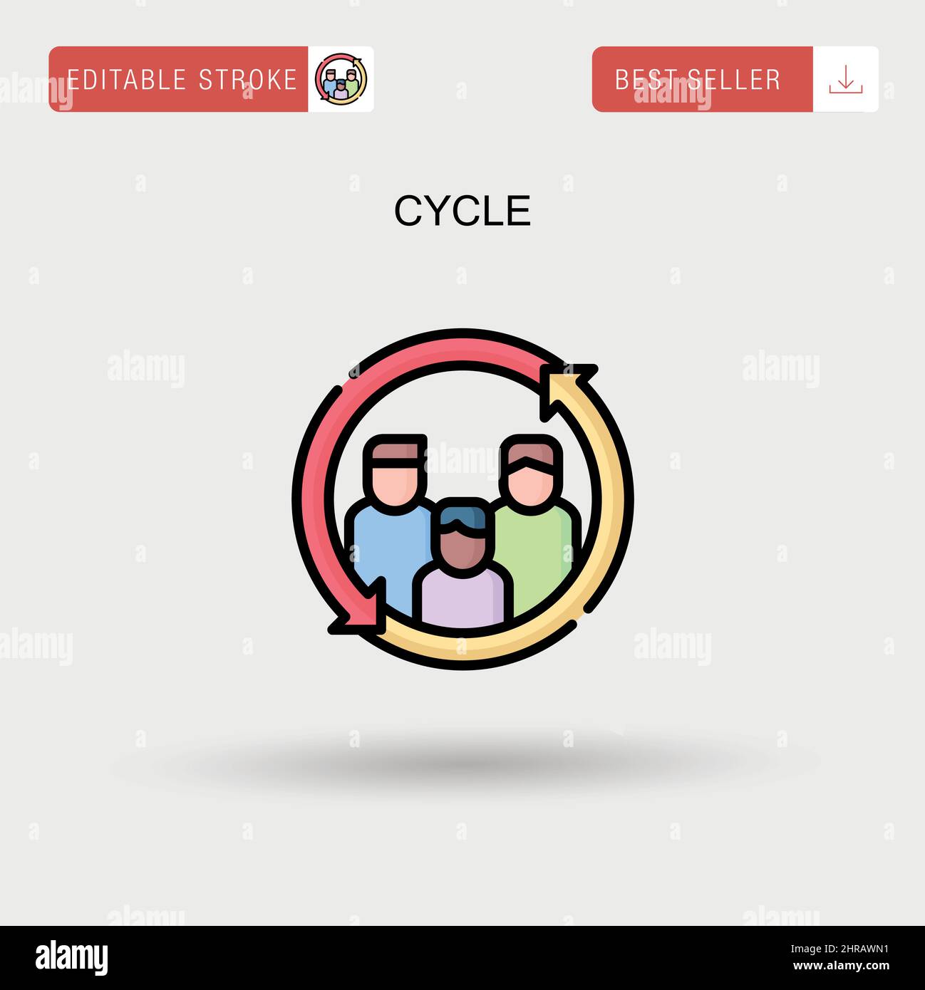 Man female cycle Stock Vector Images - Alamy