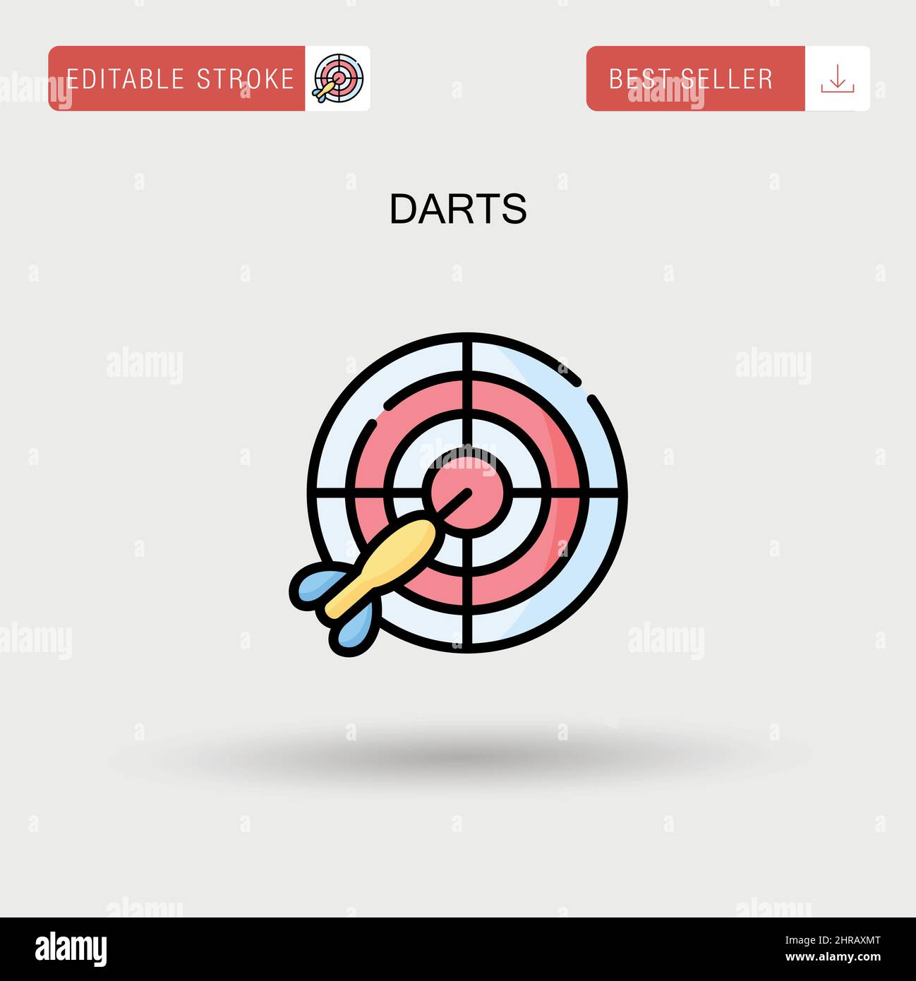 Darts competition Stock Vector Images - Alamy