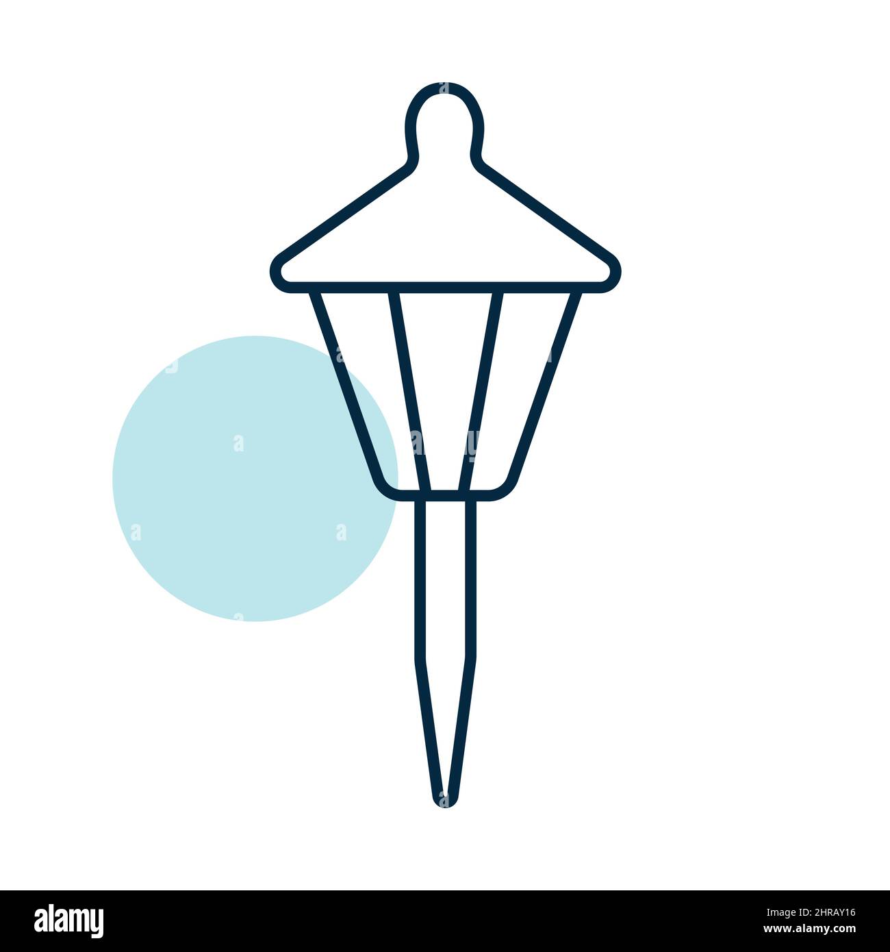 Solar powered street light Stock Vector Images - Alamy