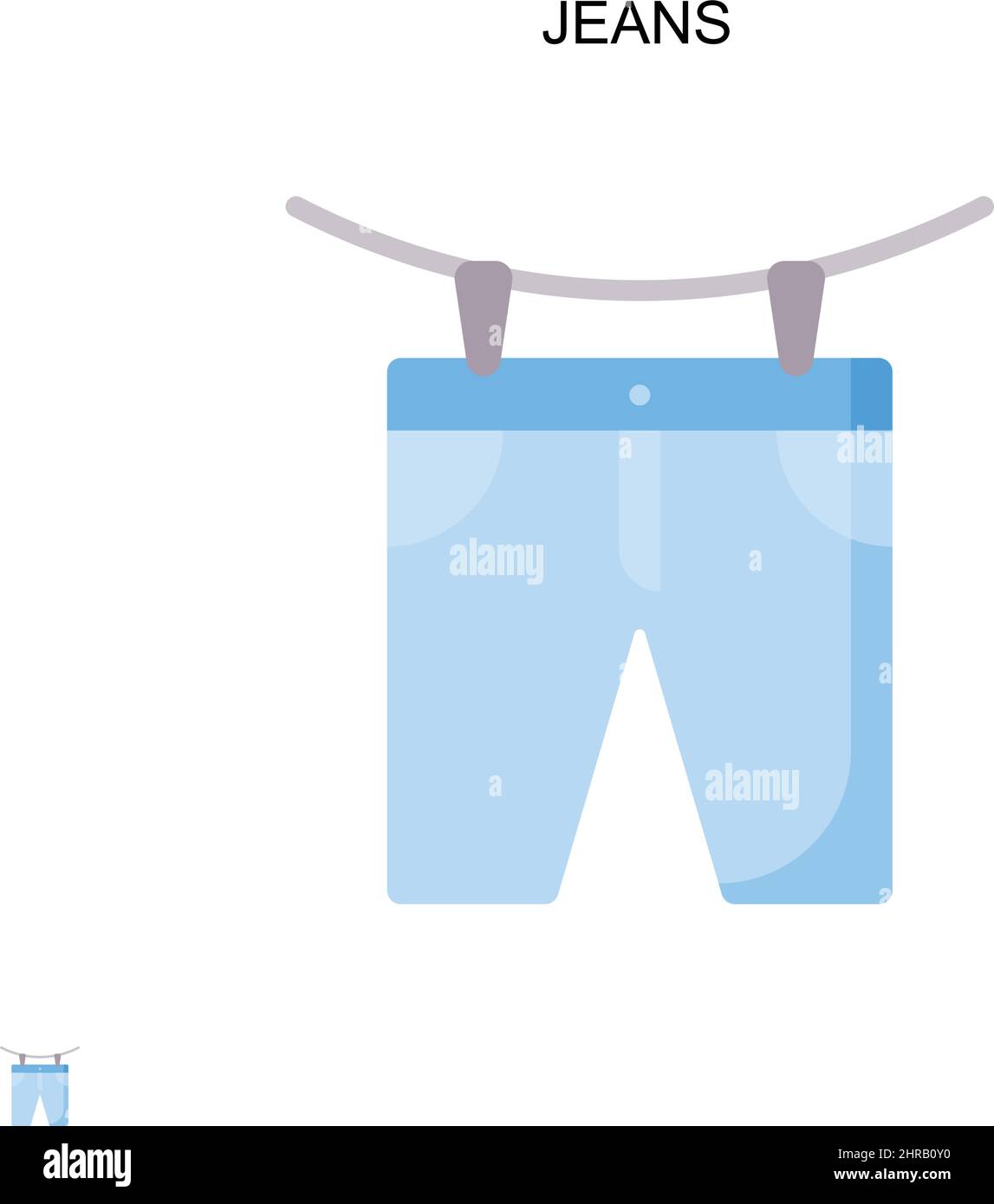 Jeans Stock Vector Images - Alamy