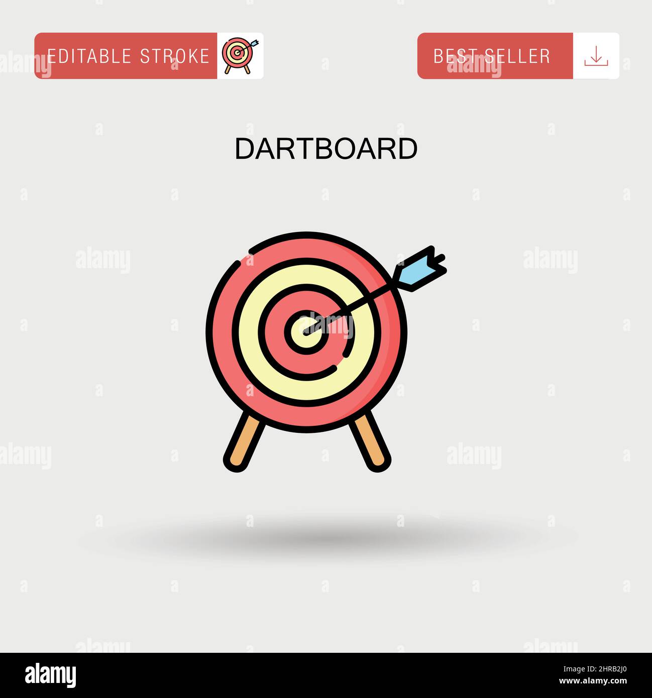 Business target dartboard background Stock Vector Images - Alamy