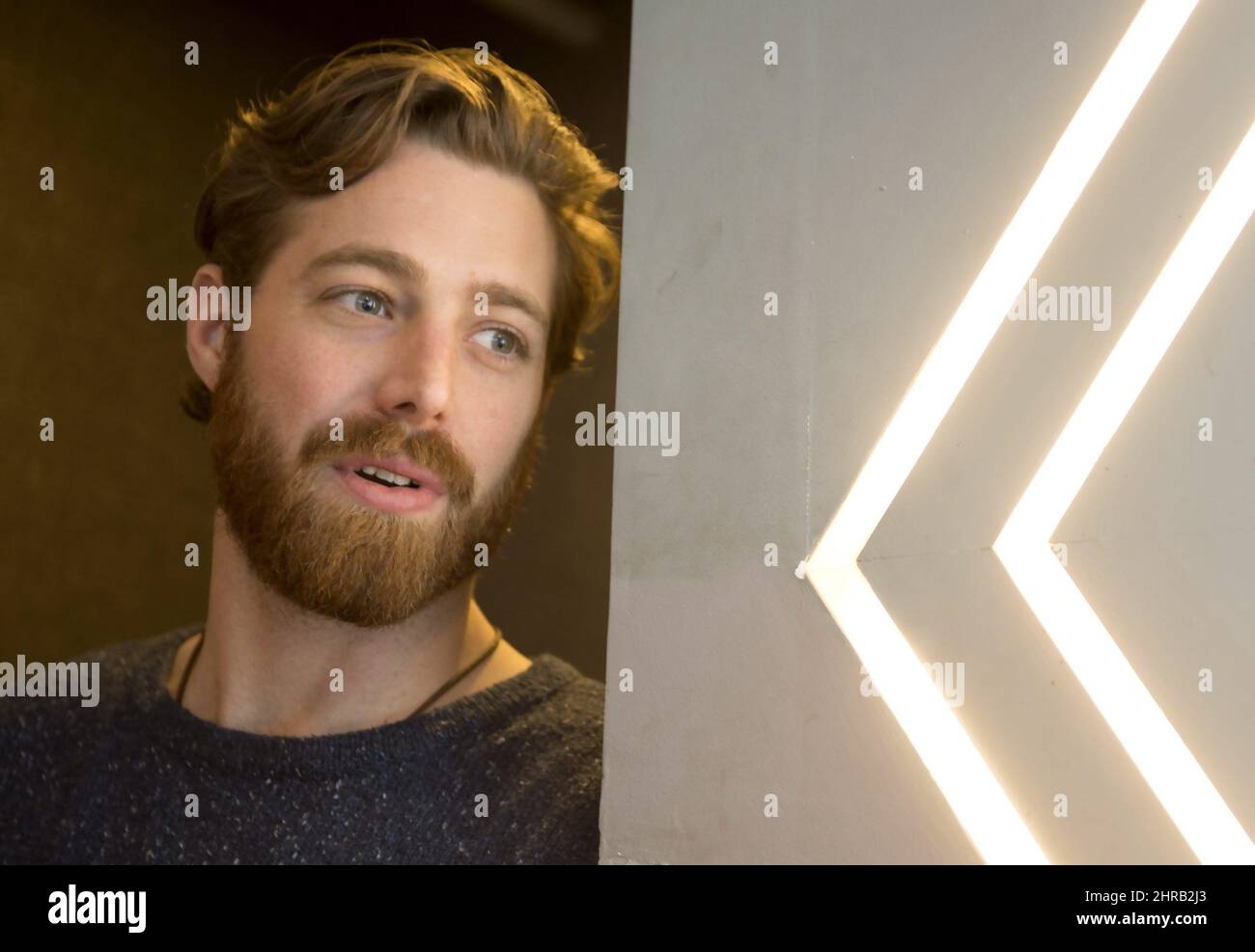 Jonathan Roy is shown during in an interview with The Canadian Press in ...