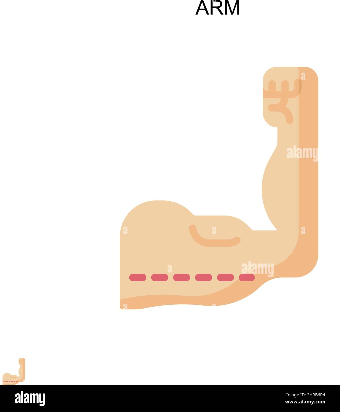 Arm muscle symbol hi-res stock photography and images - Alamy