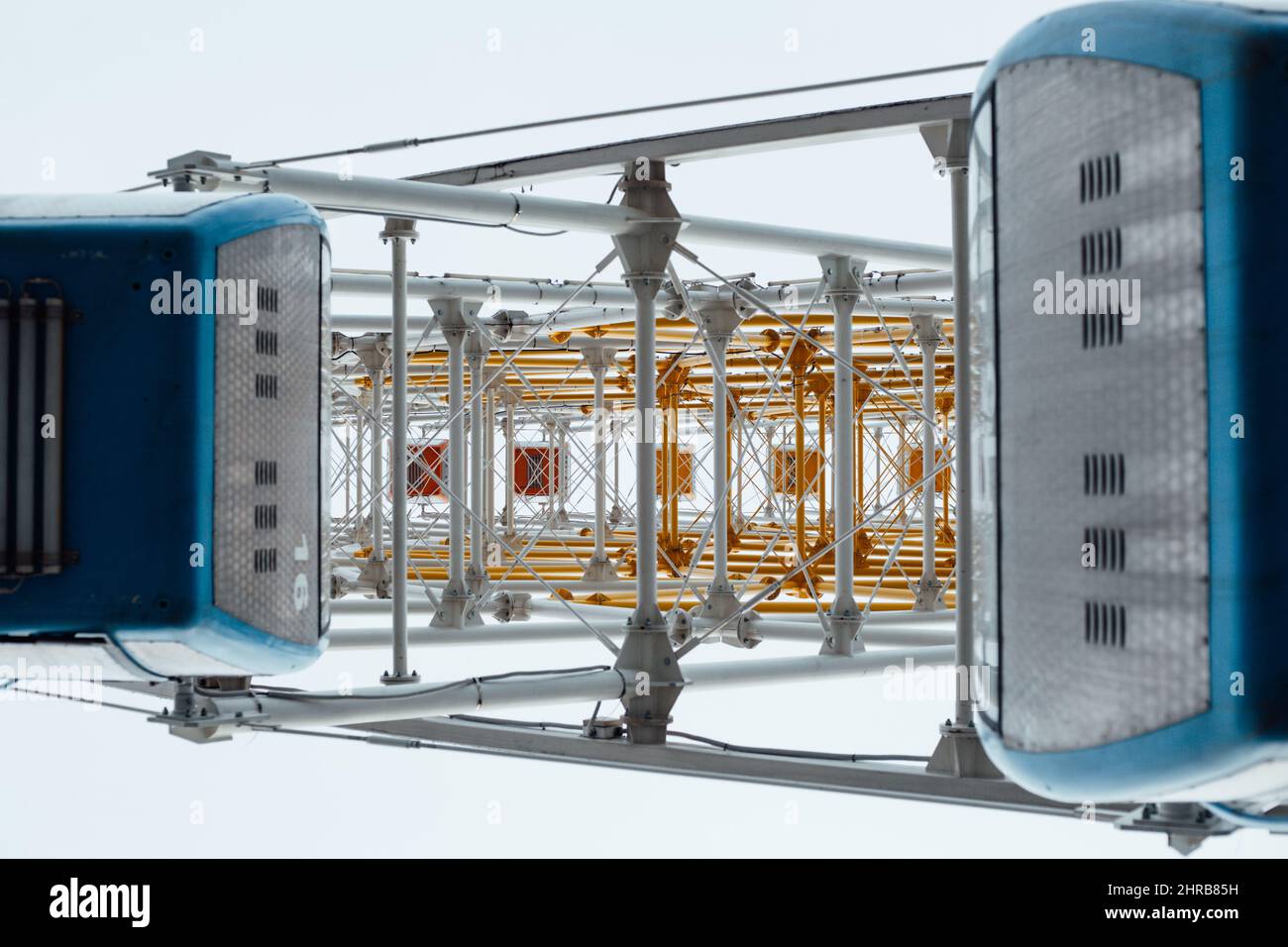 Low angle shot of the Devil's wheel in Georgia Stock Photo - Alamy
