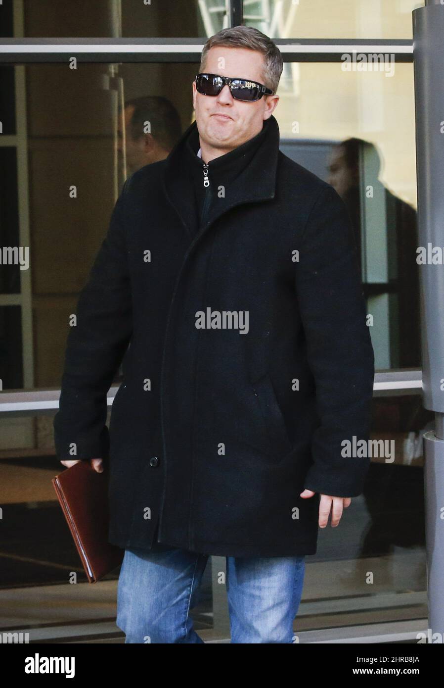 Rod O'Brien leaves court following the sentencing of Douglas Garland in ...