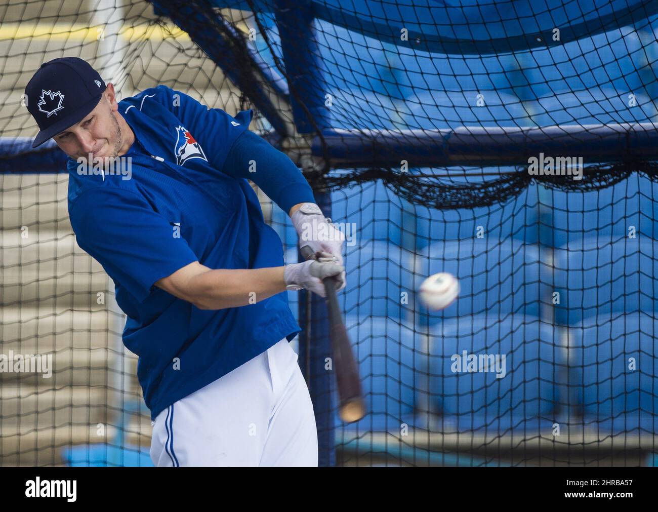 Toronto Blue Jays shortstop Troy Tulowitzki takes part in batting ...