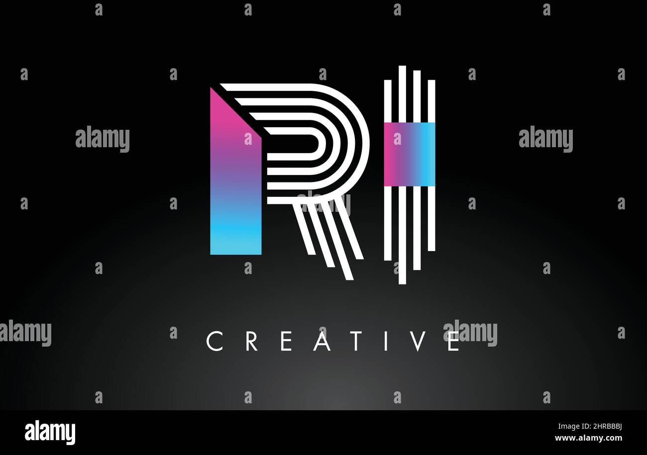 Ri letters Stock Vector Images - Alamy