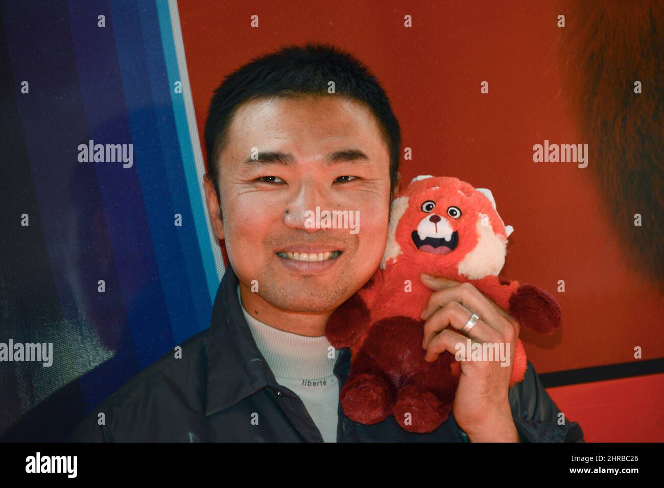 Termini Station, Rome, Italy, February 25, 2022, Shi Yang Shi during ...