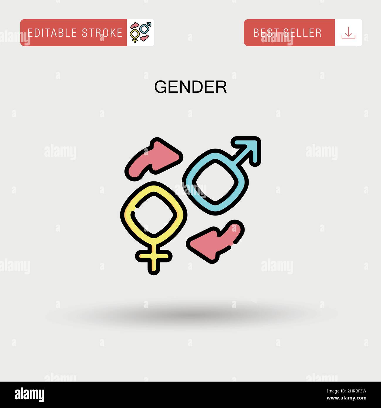 Gender identity boy girl Stock Vector Images - Alamy