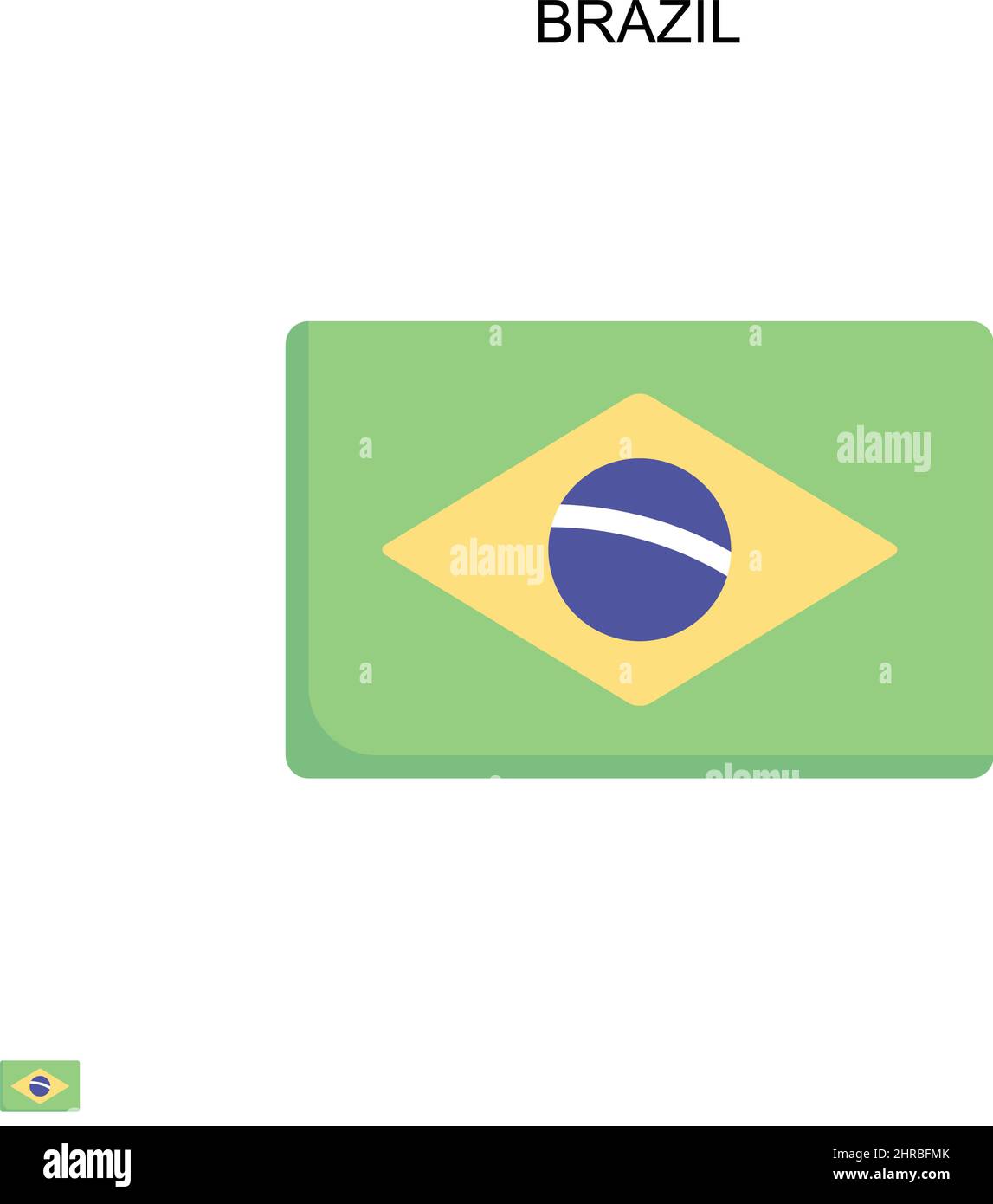 Map of brazil poster hi-res stock photography and images - Alamy