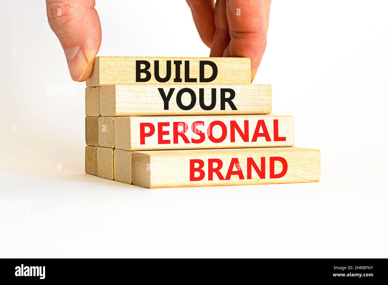 Build your personal brand symbol. Concept words Build your personal ...