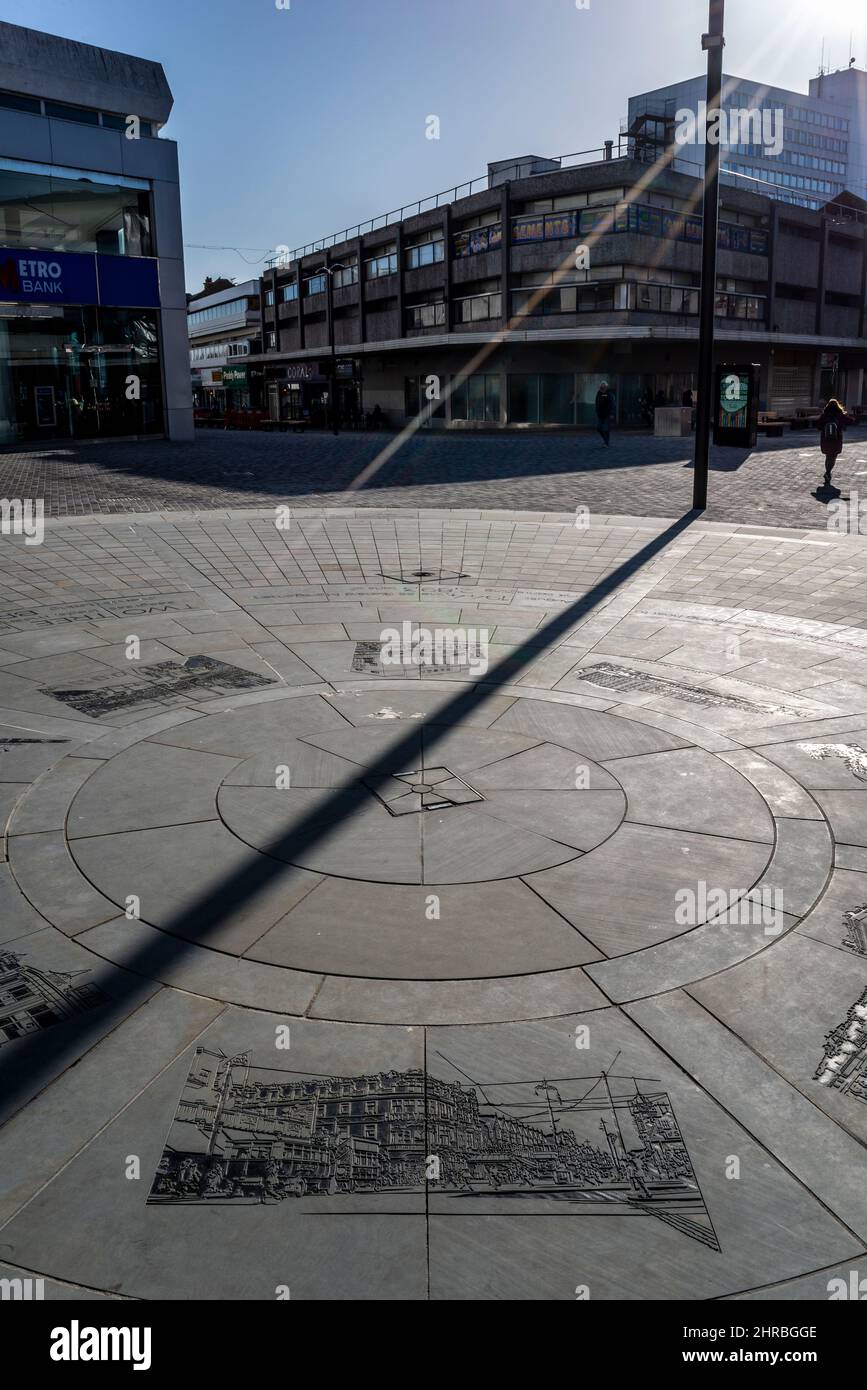 Newly unveiled wayfinding stone circle attraction at the top of the ...