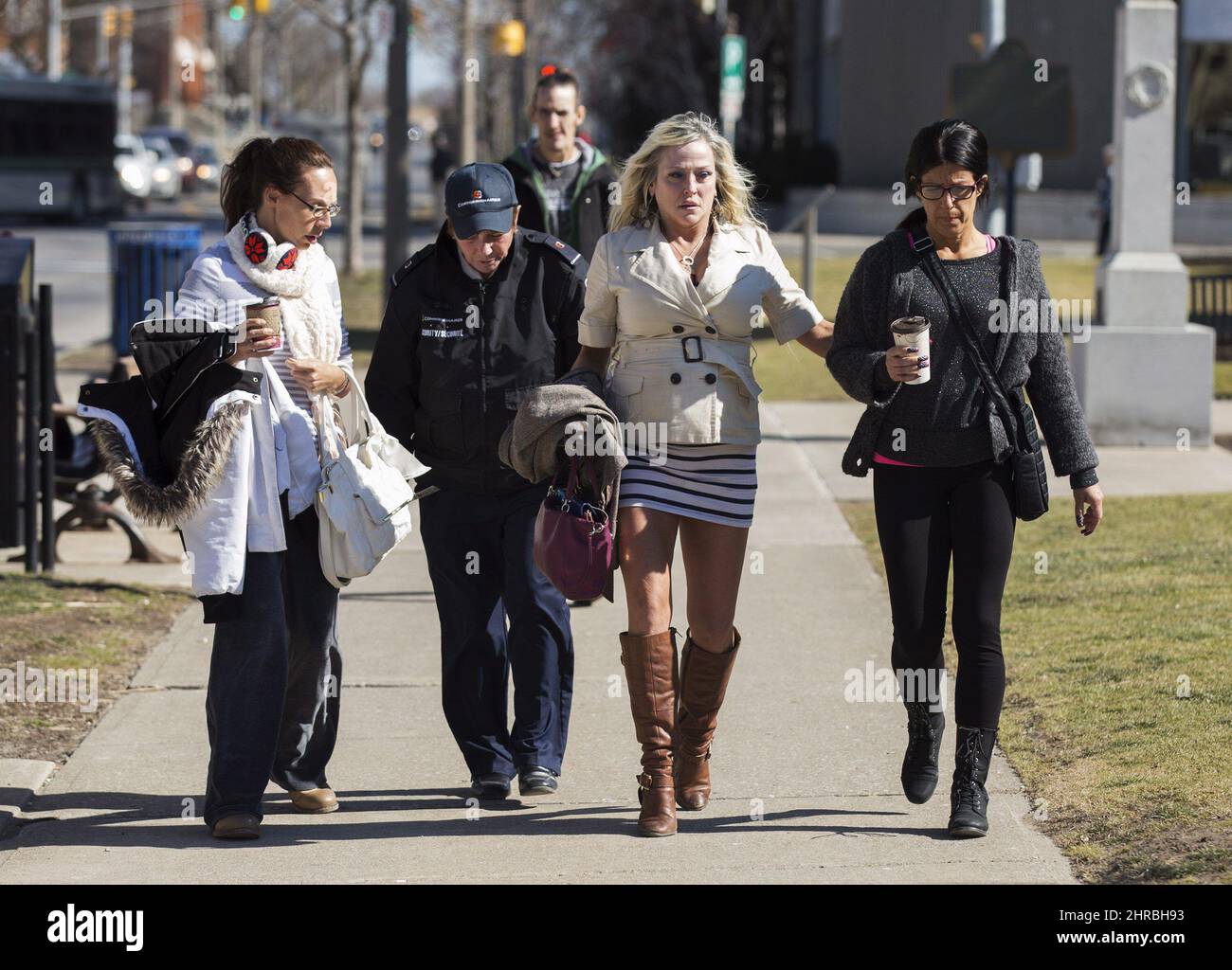 Supporters of Justin Kuijer leave the Robert S. K. Welch Courthouse in ...