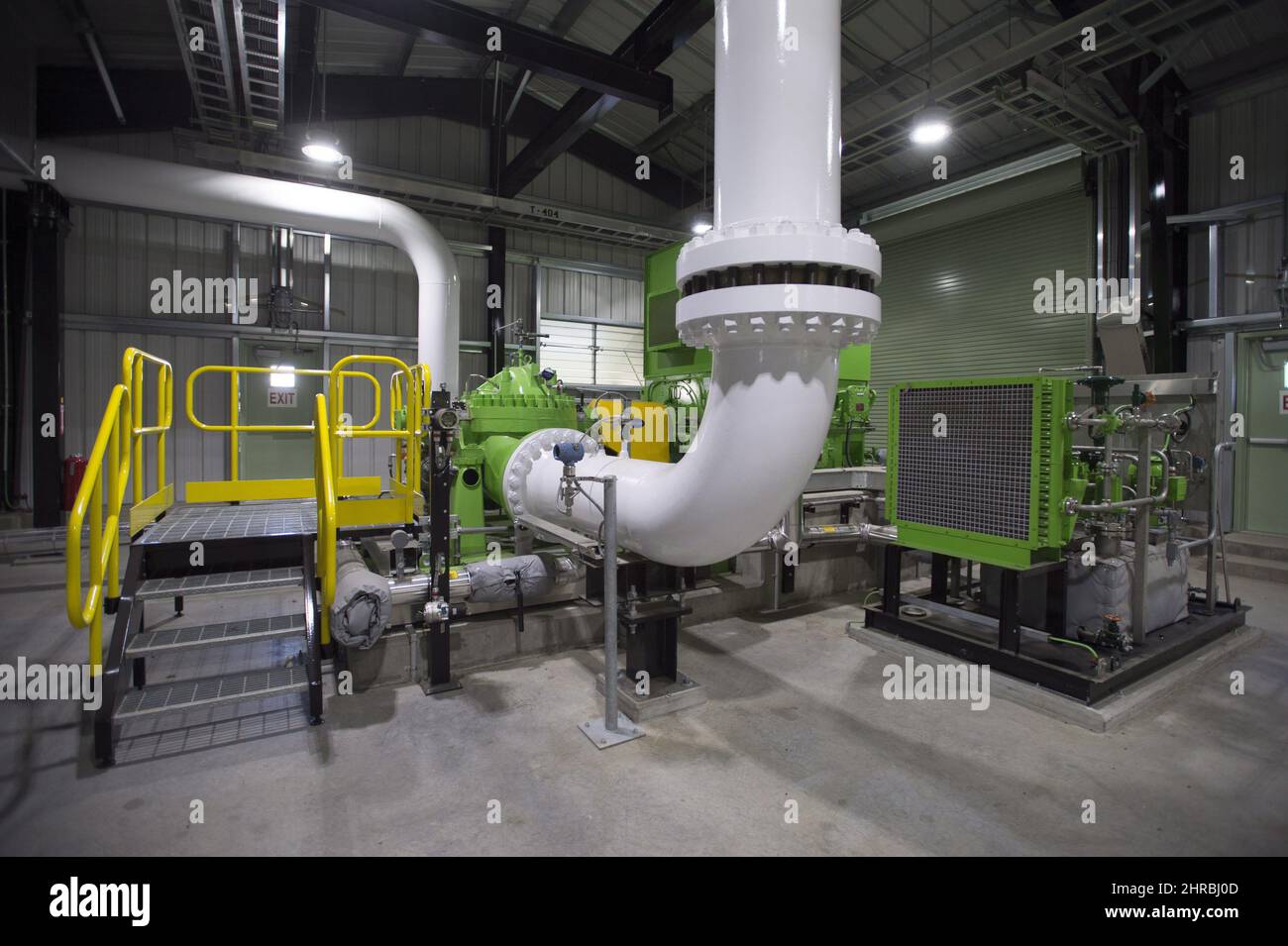 The mainline pump unit is pictured at the Transmountain facility in ...