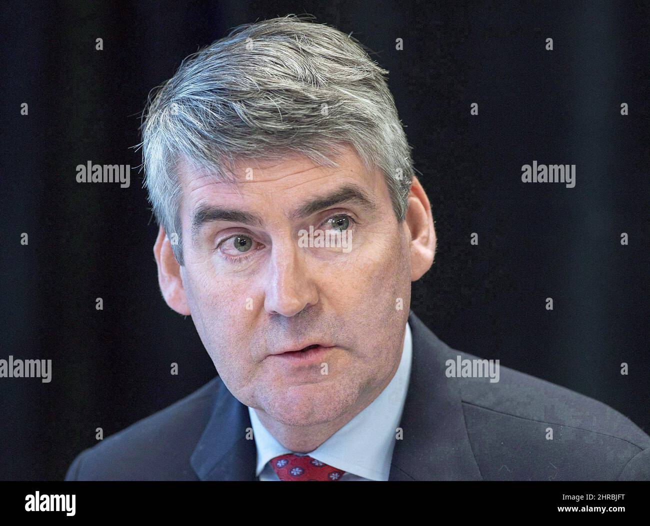 Nova Scotia Premier Stephen McNeil fields a question at a meeting of ...