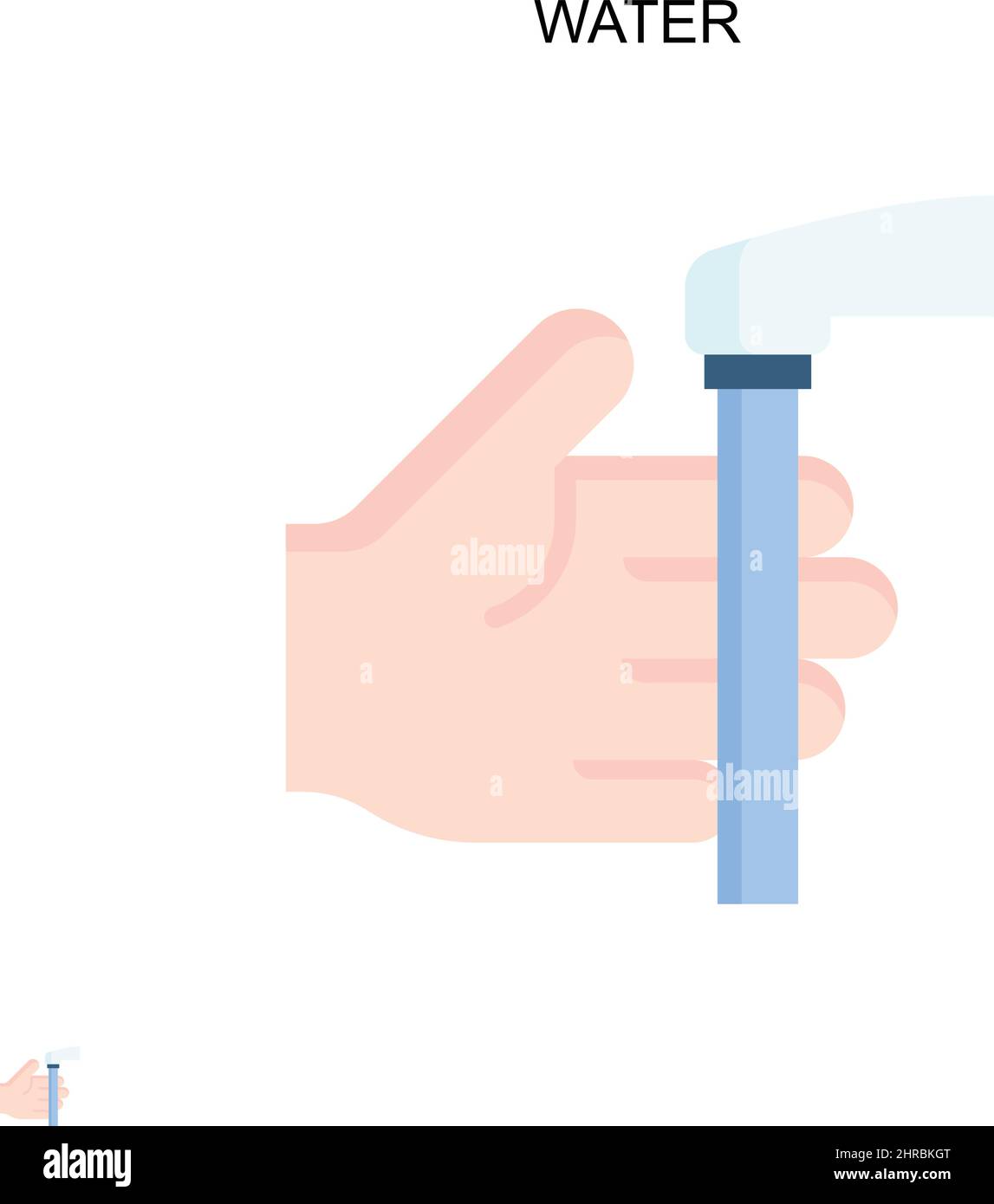 Water Simple vector icon. Illustration symbol design template for web ...