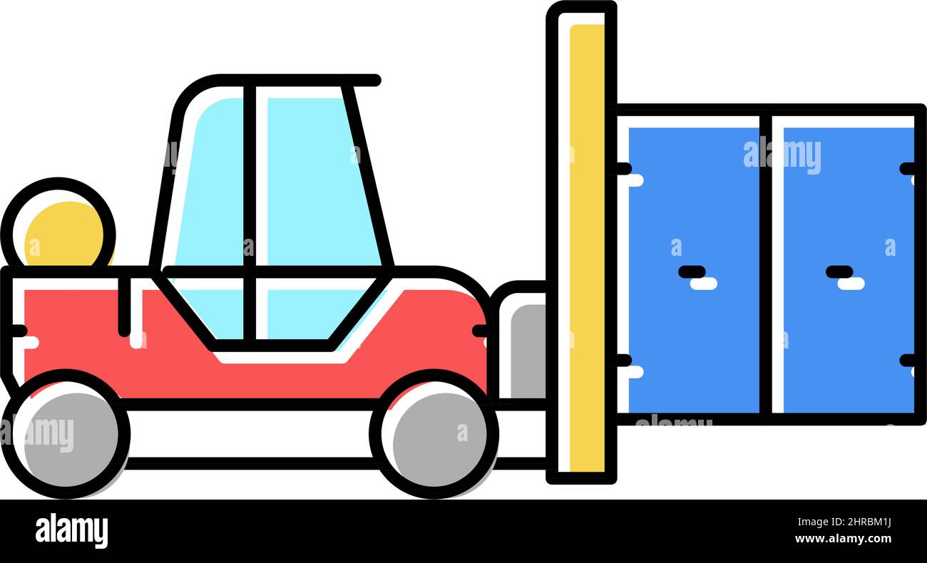 loader port color icon vector illustration Stock Vector Image & Art - Alamy