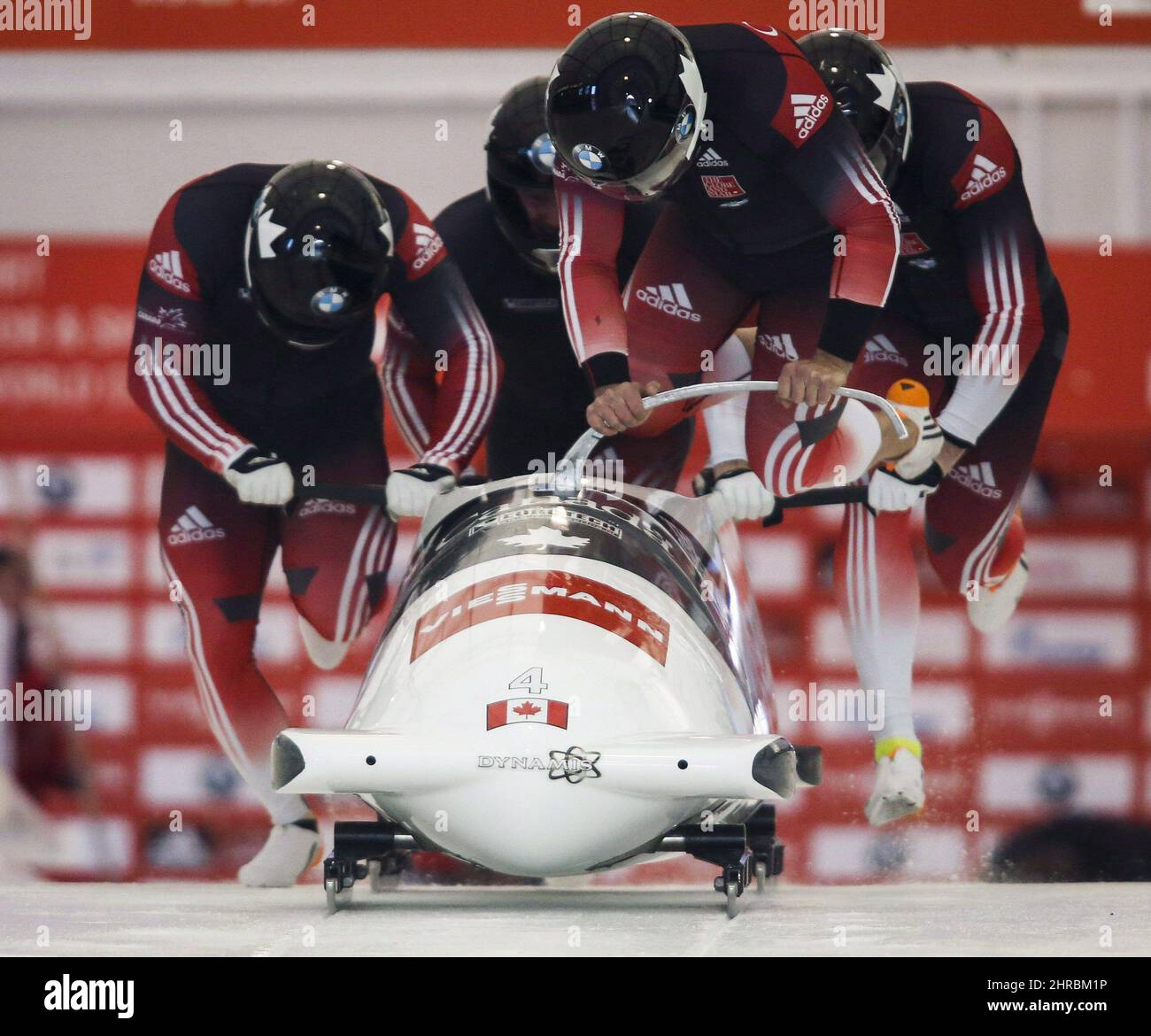 Canada's Chris Spring, Alexander Kopacz, Joshua Kirkpatrick, and Derek ...