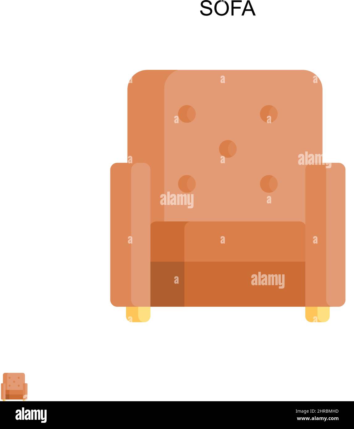 Sofa symbol hi-res stock photography and images - Alamy