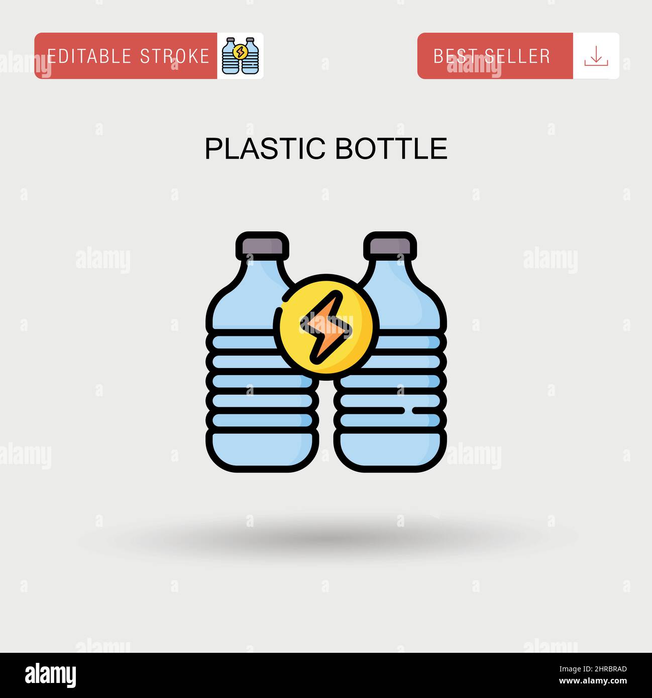 Plastic bottle rubbish garbage Stock Vector Images - Alamy