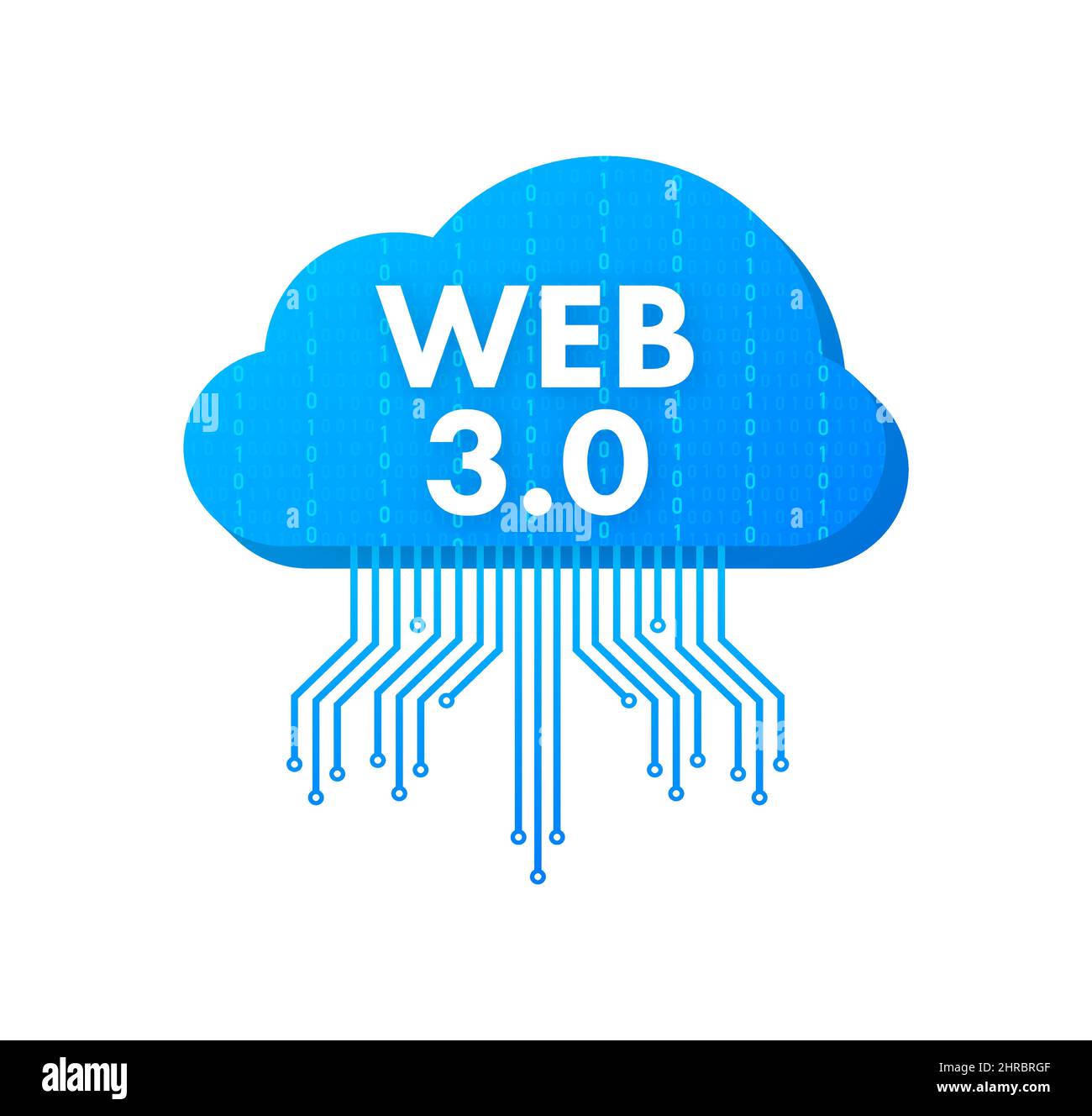 Web 3.0 technology for web design. Internet blockchain technology. Nft ...