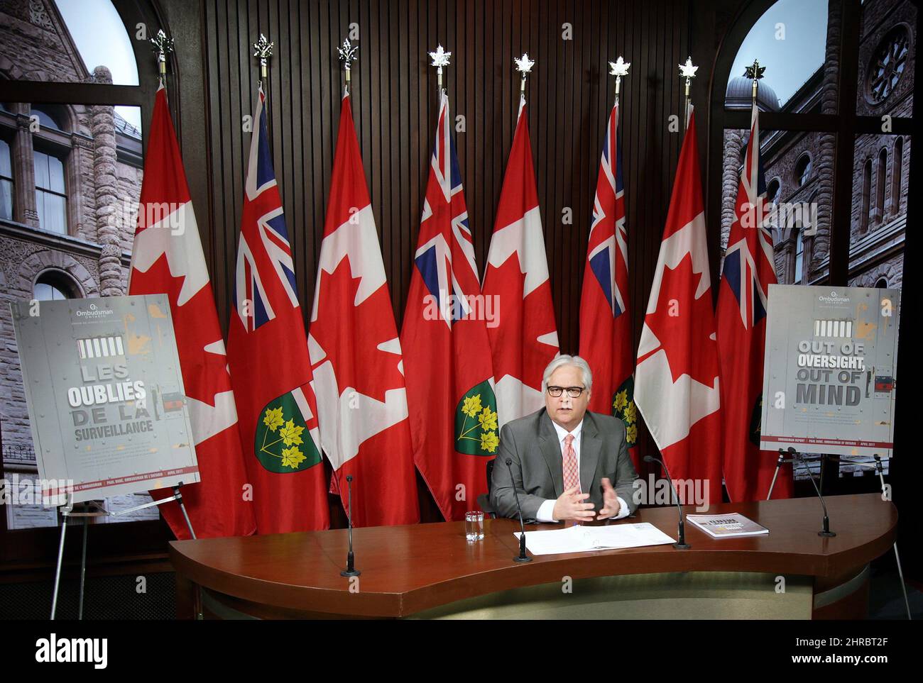 Ontario Ombudsman Paul Dube is seen at the legislature in Toronto on ...