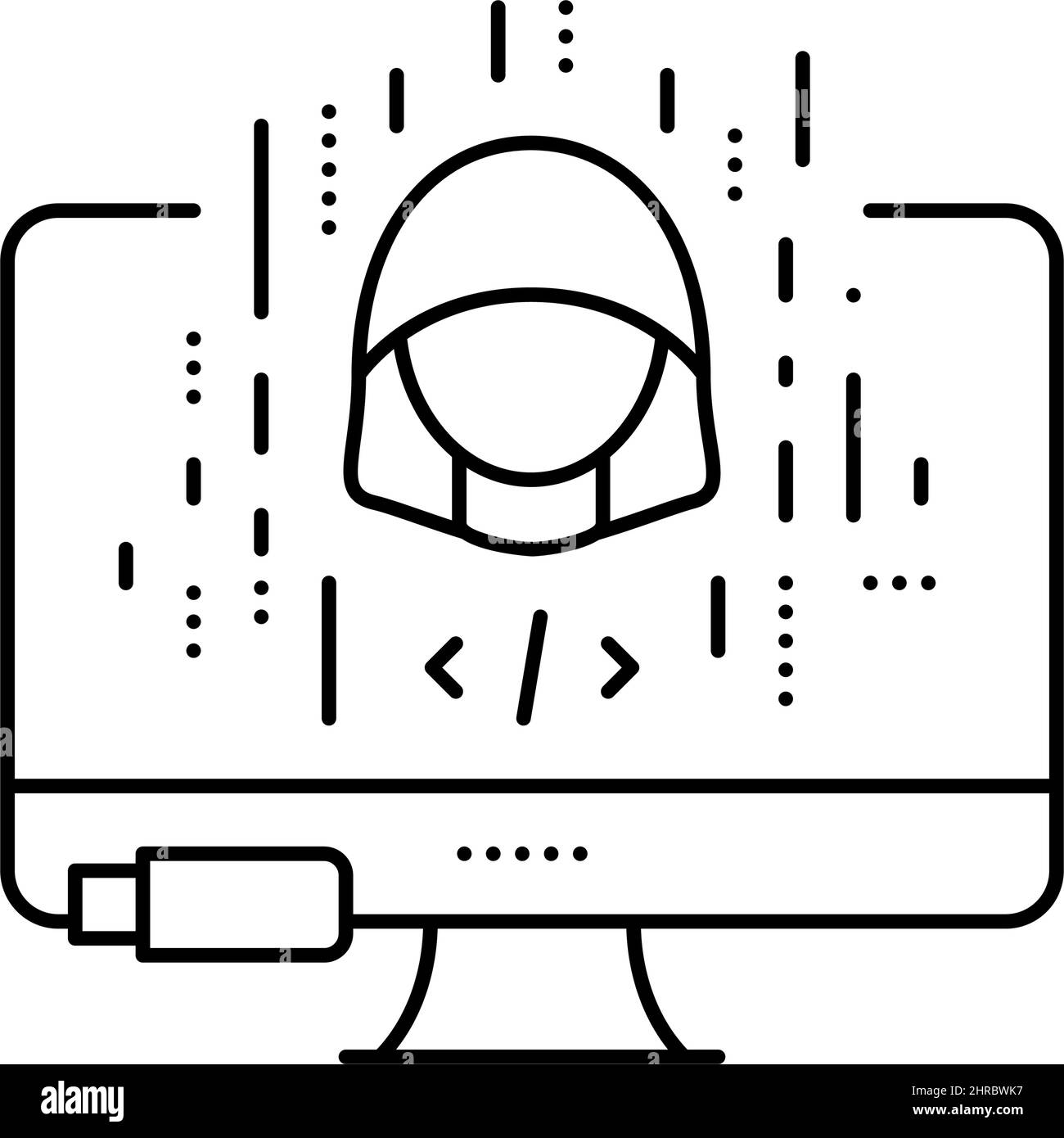 hacked software line icon vector illustration Stock Vector Image & Art ... hacked software line icon vector illustration Stock Vector Image & Art ...