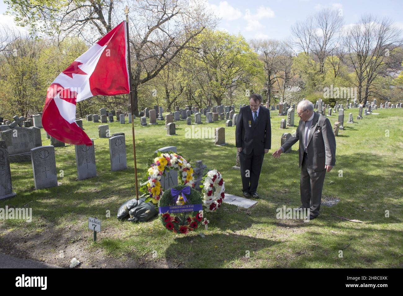 Reverend Harold Steven (right) and his son Andrew Steven stand at the ...