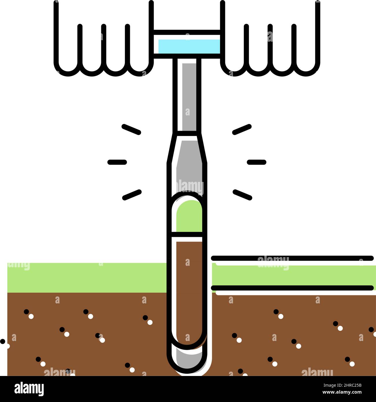 drilling tool for soil testing color icon vector illustration Stock ... drilling tool for soil testing color icon vector illustration Stock ...