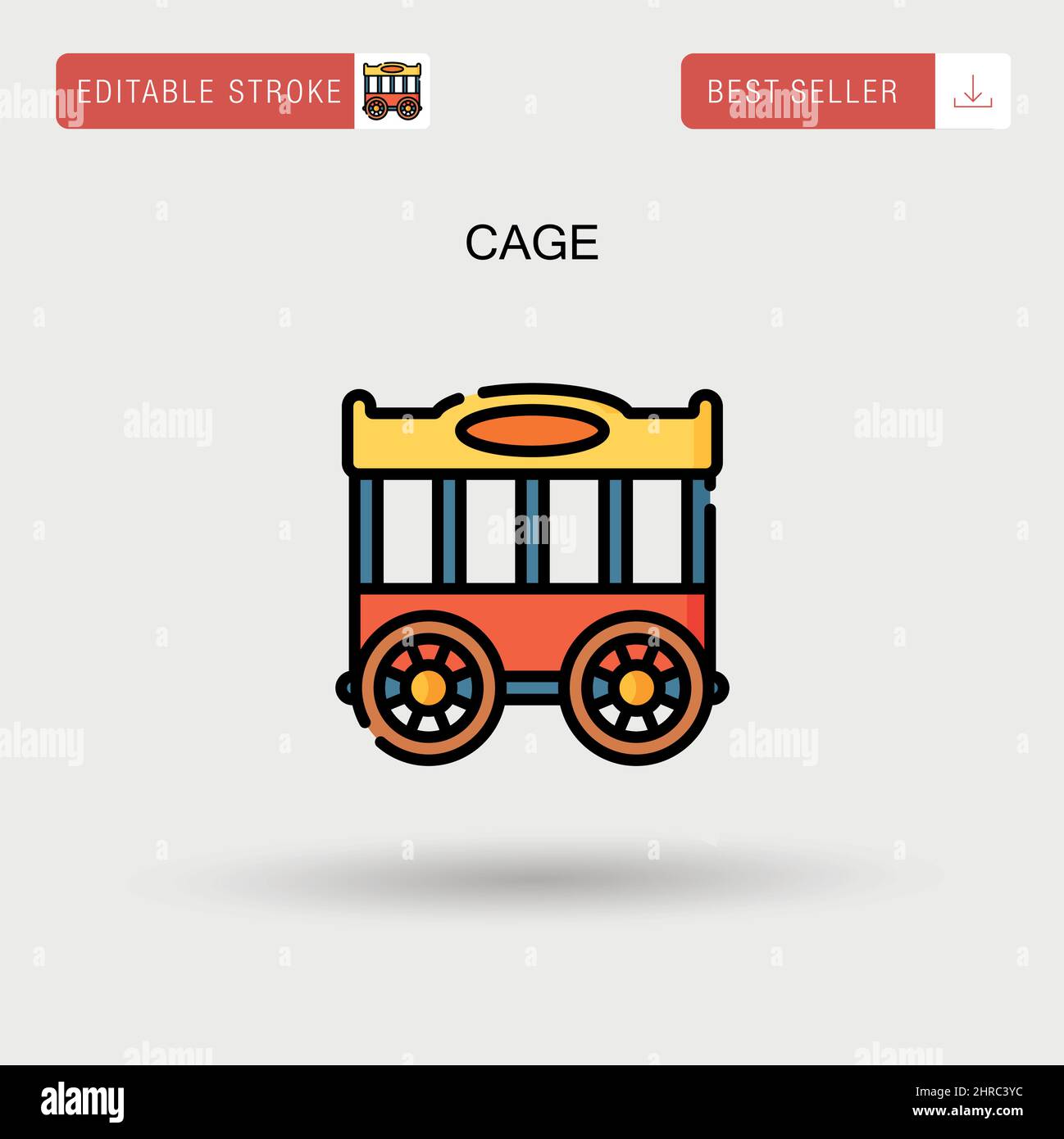 Cage Stock Vector Images - Alamy