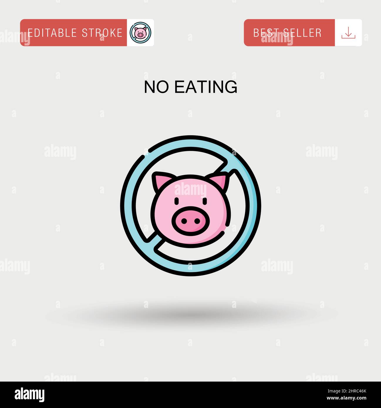 Prohibited sign icon simple hi-res stock photography and images - Alamy